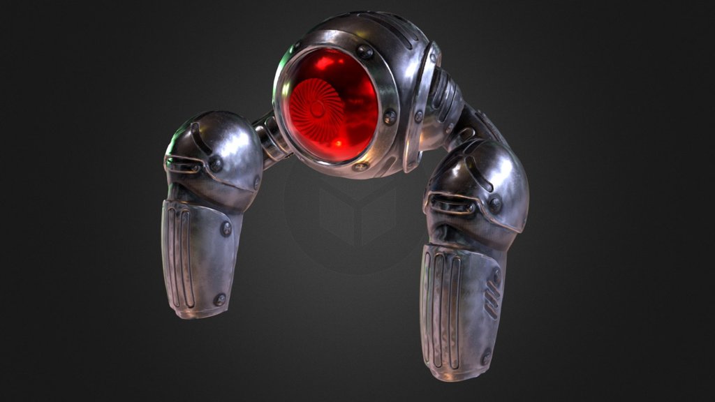 Orb Robot 3d Model By Kaijubrains [01549b5] Sketchfab