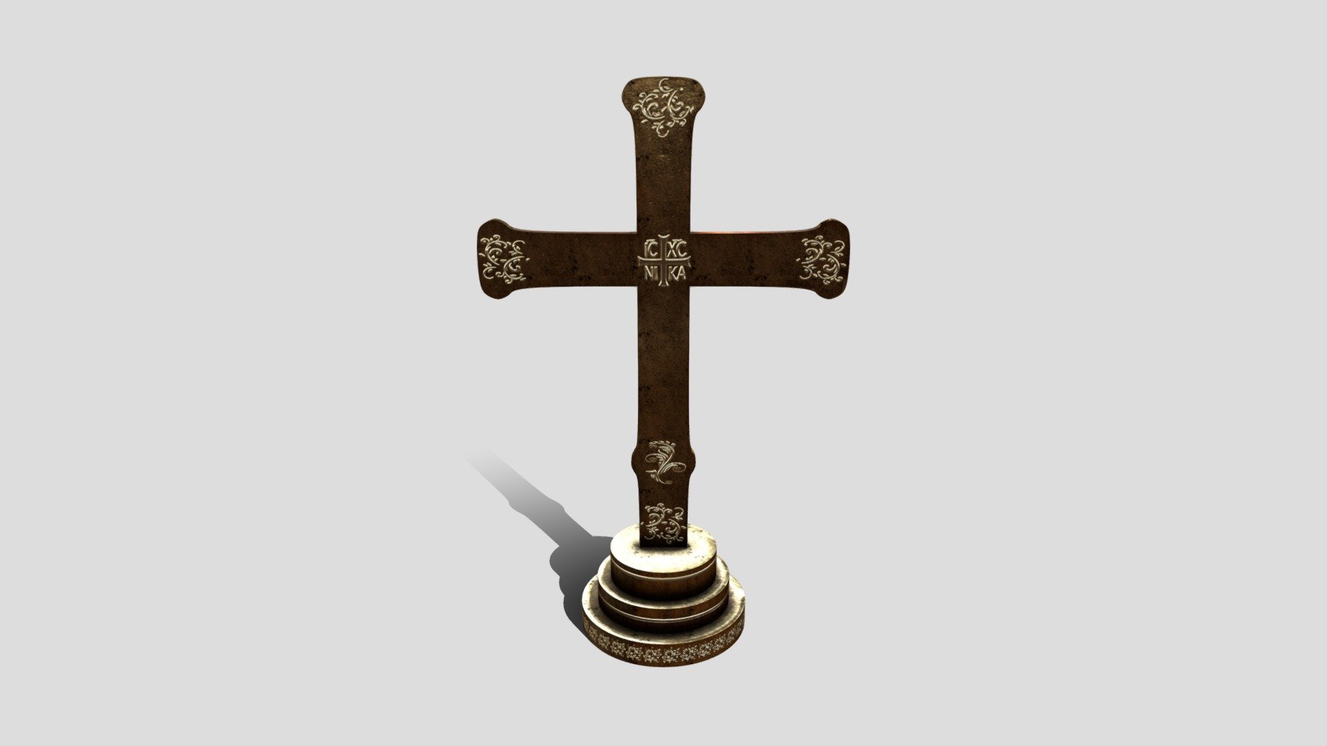 Medieval Altar Cross - Buy Royalty Free 3D model by Simon T Griffiths ...