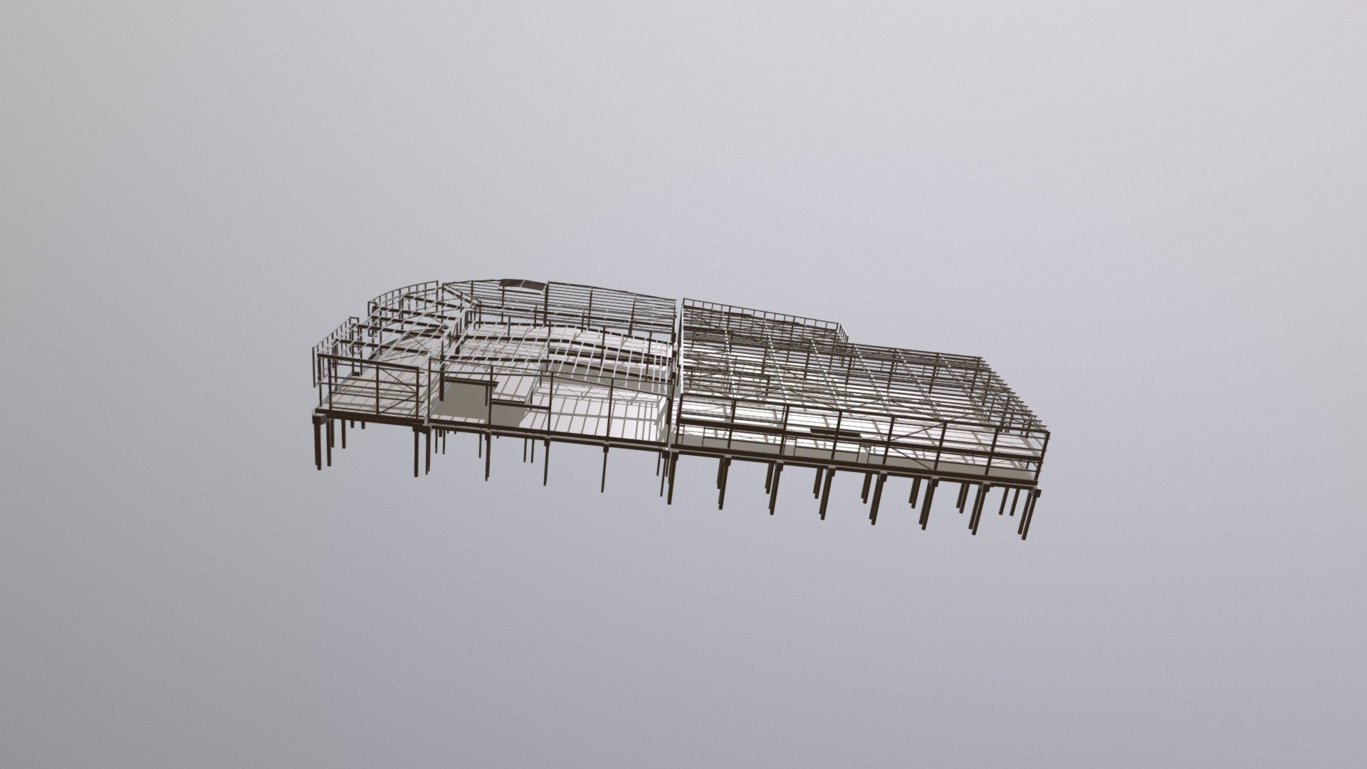 Steel Frame - 3D model by tommorton [0157e5a] - Sketchfab