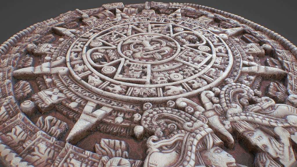 Piedra del sol - A 3D model collection by romankedros - Sketchfab