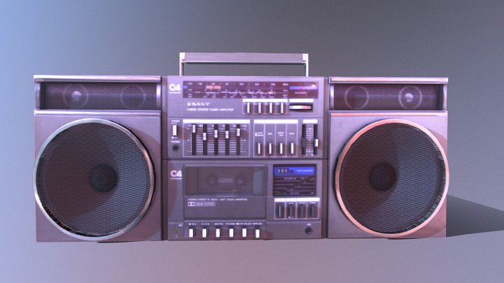 Boombox 3D models - Sketchfab