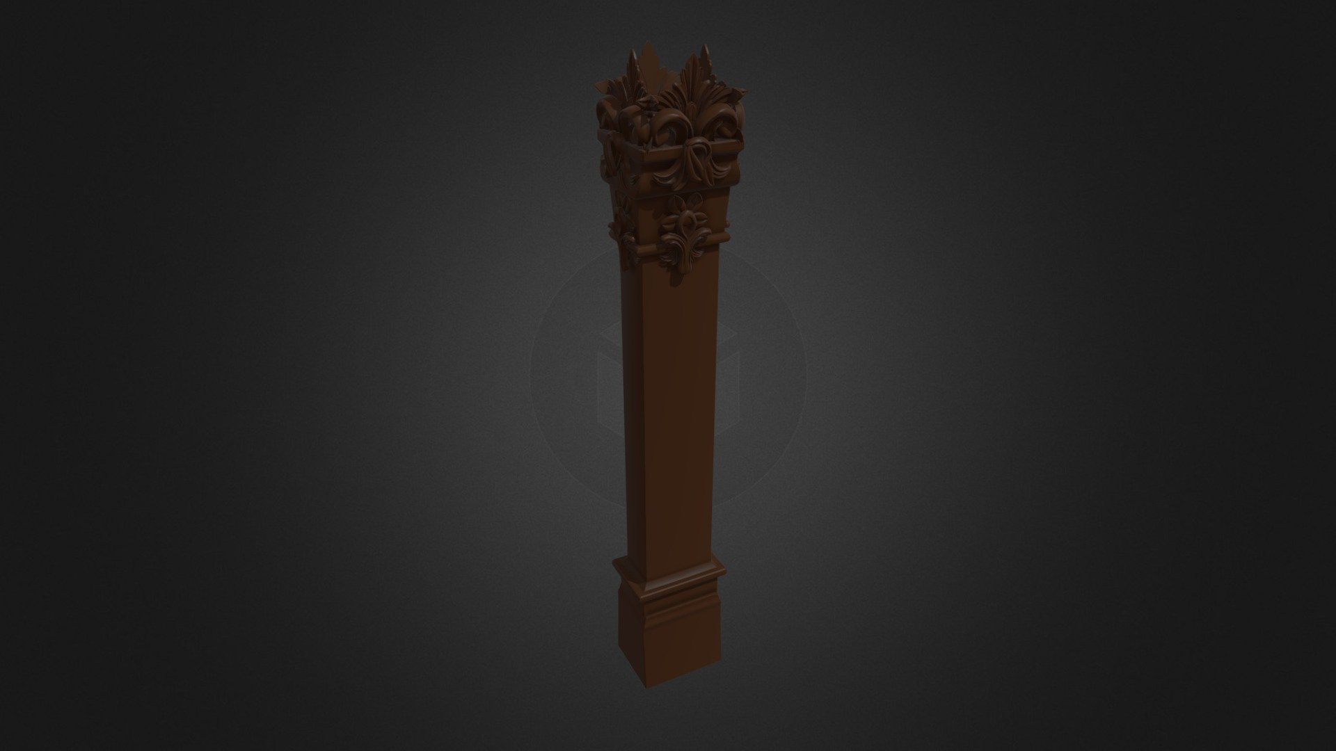 Pillar Fancy Small - Download Free 3D model by GameDevMoot [015a277 ...