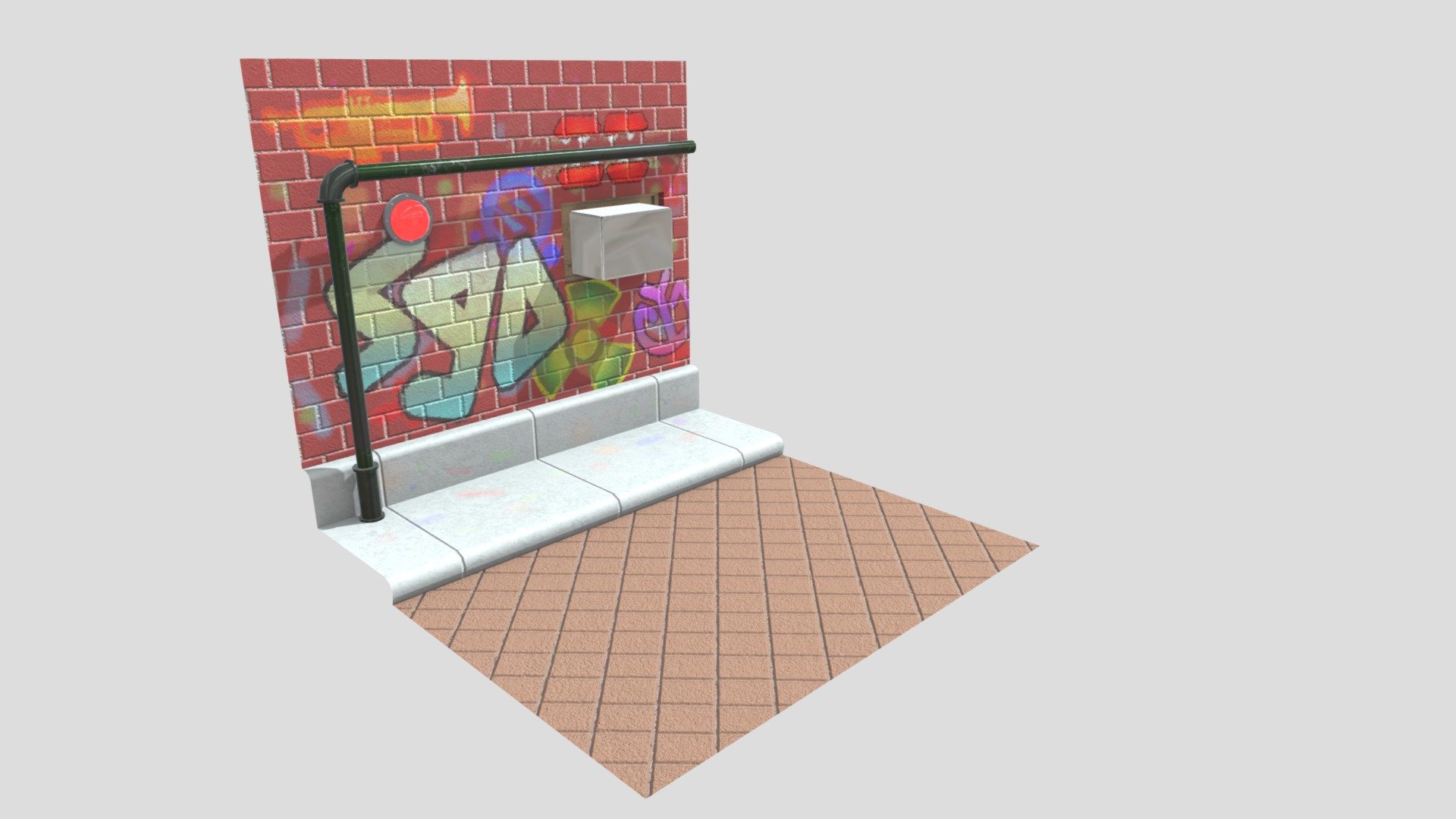 Graffiti Alley - Download Free 3D model by JacksonHaycraftGraphics ...