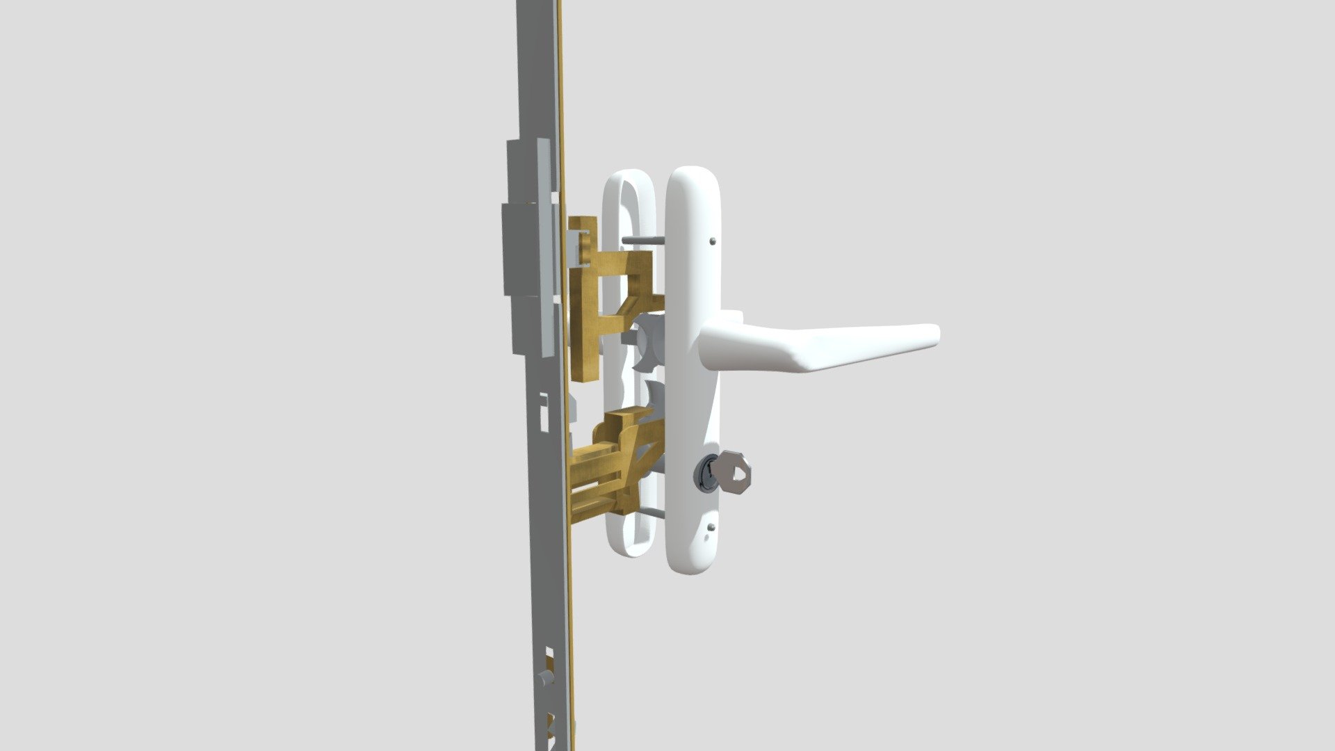Illustration of inside a locking Mechanism - 3D model by woowjo ...