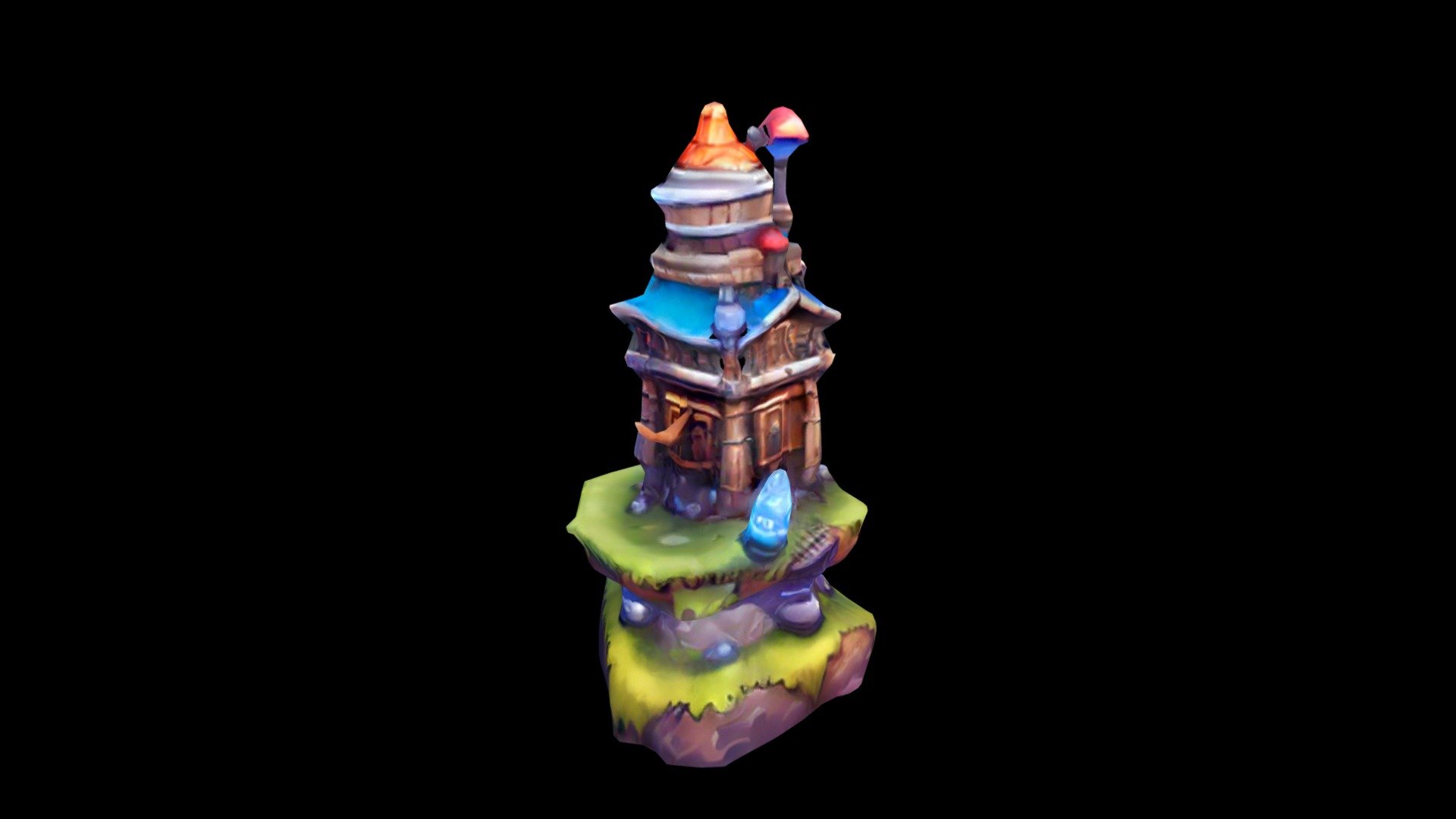 Tower Fall RTS building 13b98b91-c317-476c-a0f1- - Download Free 3D ...