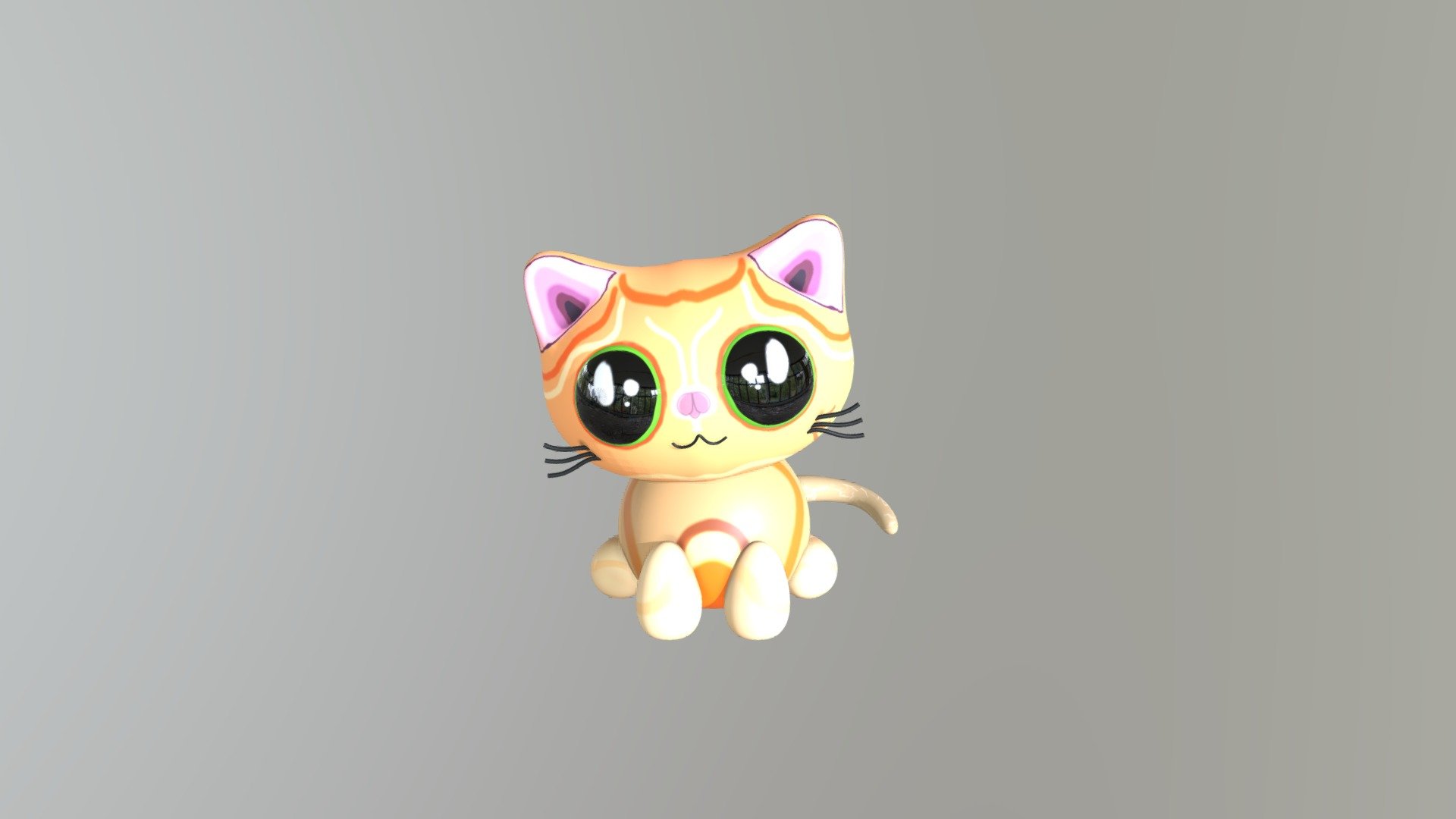 Cute cat - Download Free 3D model by aggeloskyrillou [015cafb] - Sketchfab