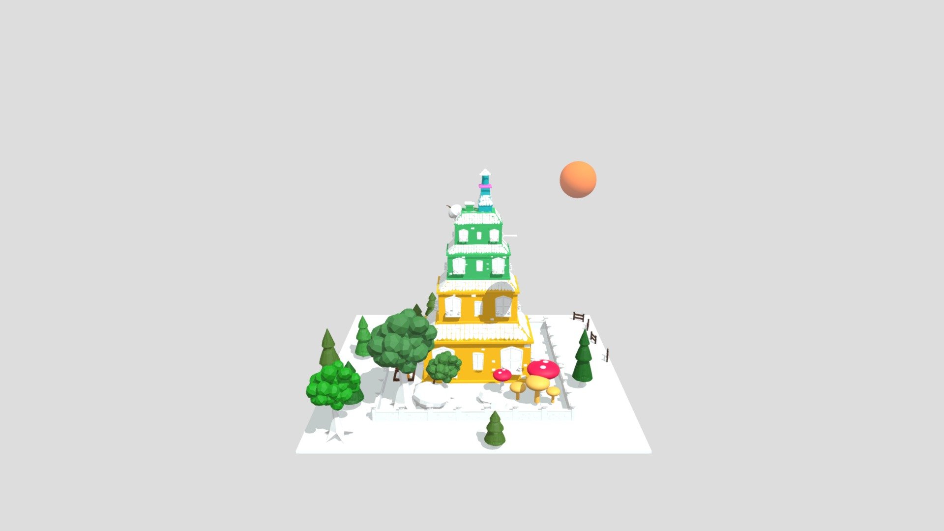 Happy House - 3D model by pv20356 [015cc5e] - Sketchfab