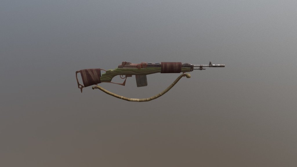 Forest gun - 3D model by Daniel.Martinez [015e96c] - Sketchfab