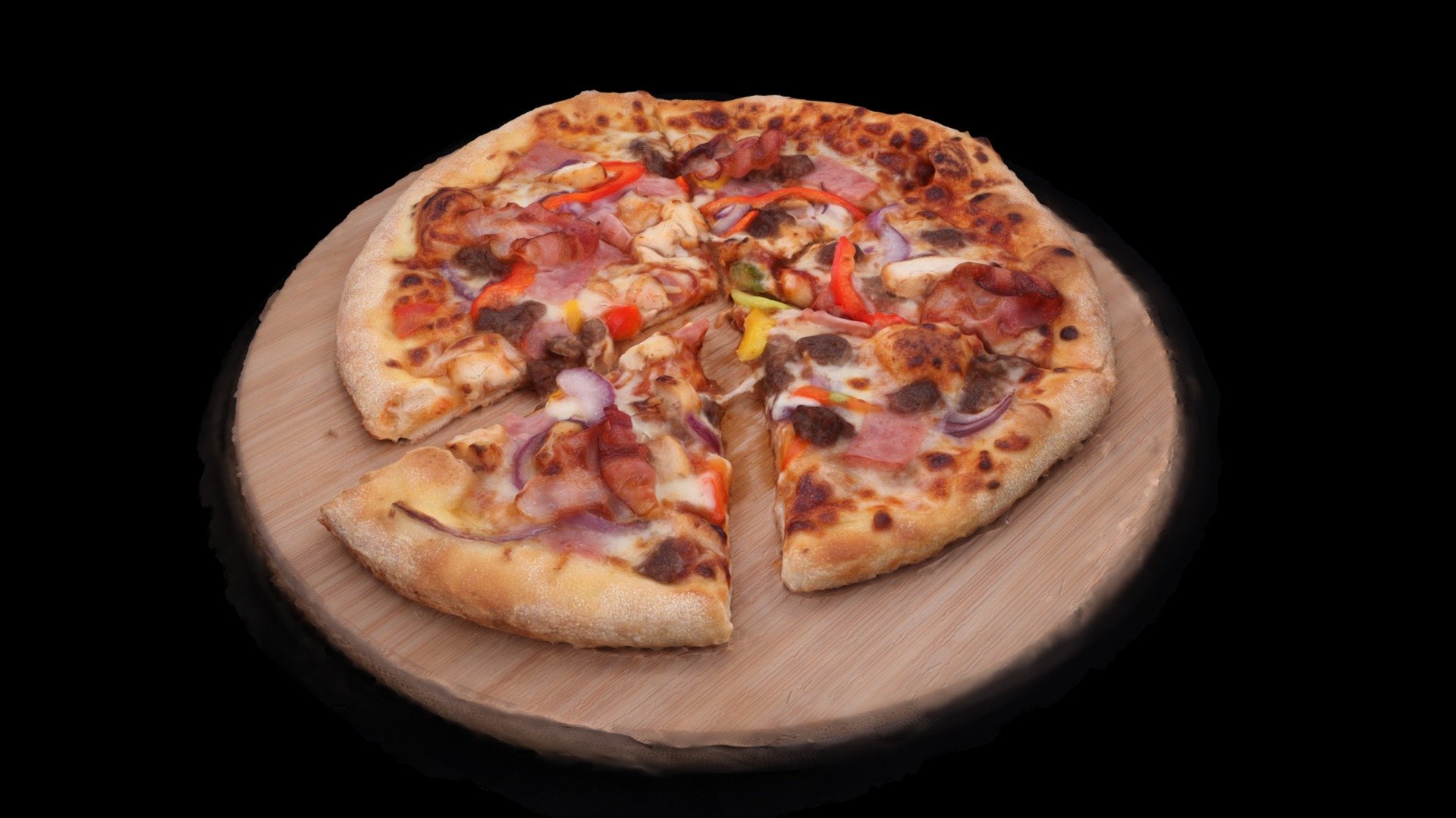 Dominos pizza - 3D model by SeeFood [0160fb4] - Sketchfab