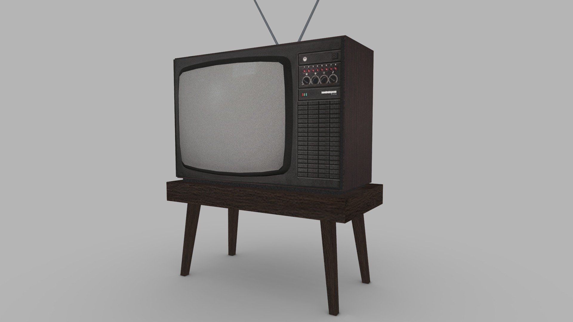 Retro Soviet TV - 3D model by summer85 [0161e5e] - Sketchfab