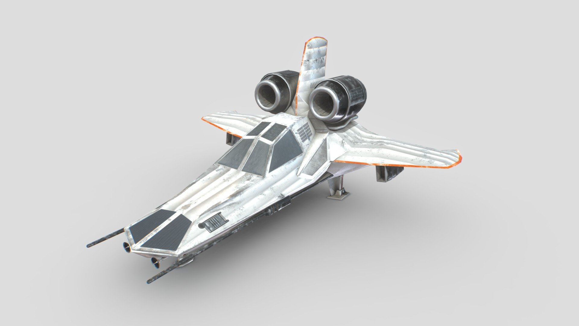 Old Spaceship - Buy Royalty Free 3D model by 32cm [016424b] - Sketchfab ...