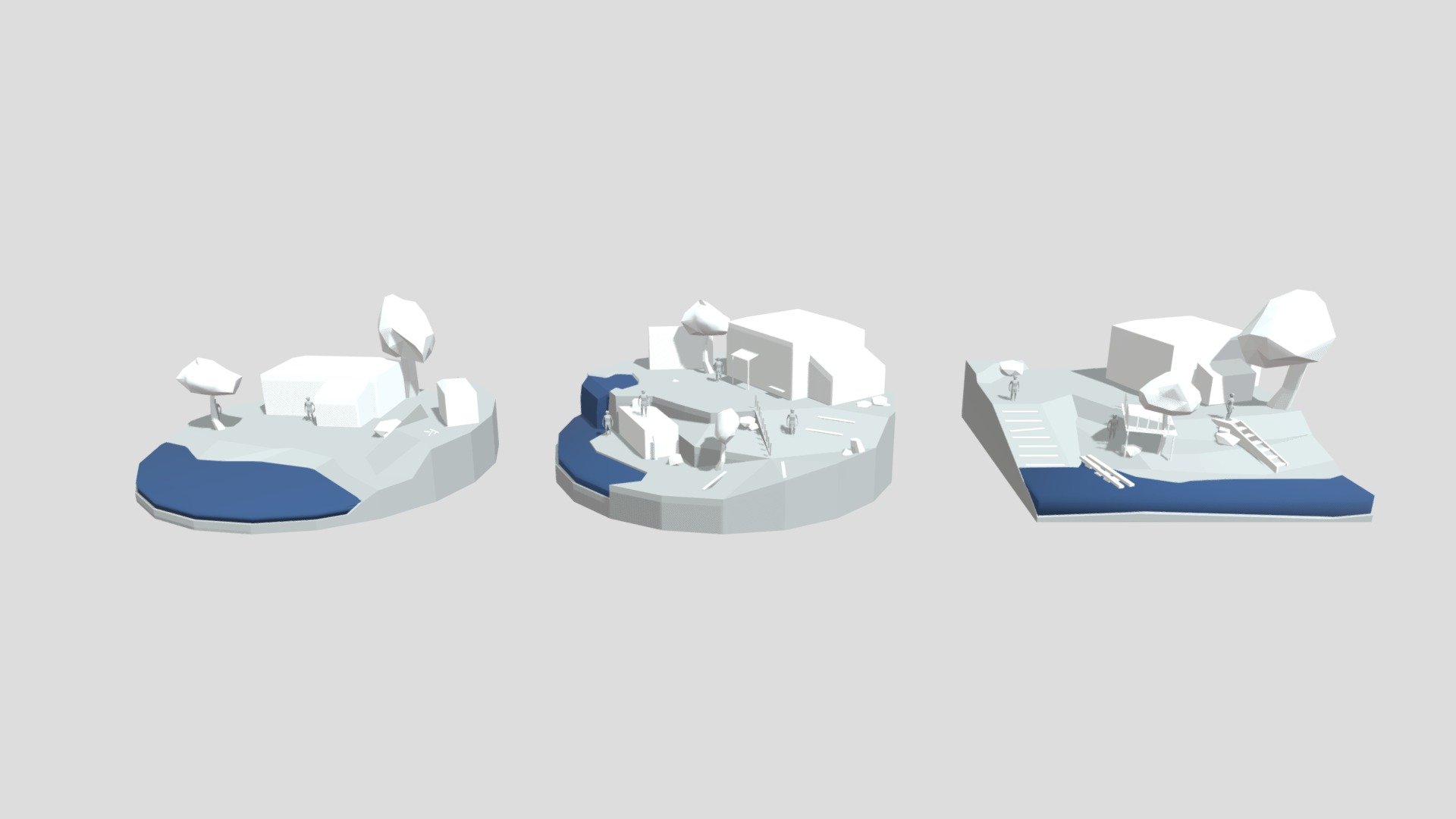 1GD16 Blockout - By The Ocean - 3D model by thaliatritar [0164568] - Sketchfab