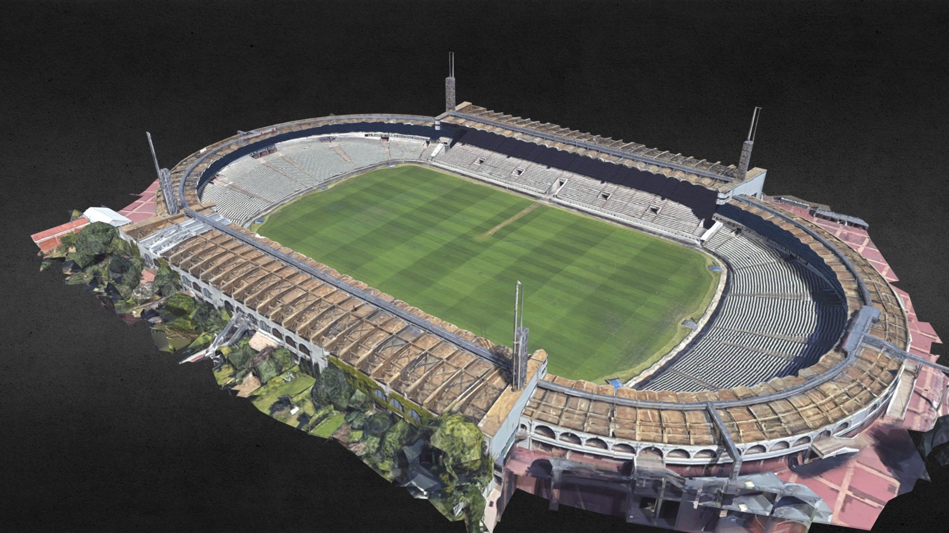 Stade Chaban- Delmas Bordeaux - Buy Royalty Free 3D model by حسان علية ...