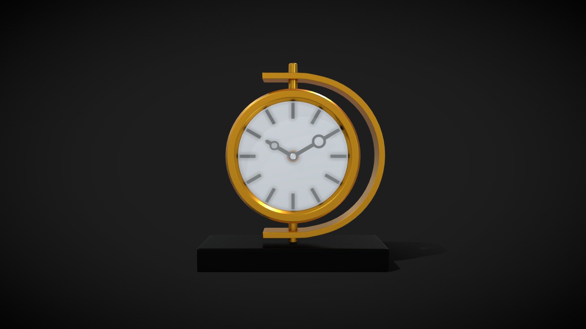 Table Clock - Buy Royalty Free 3D model by Sandeep Choudhary ...