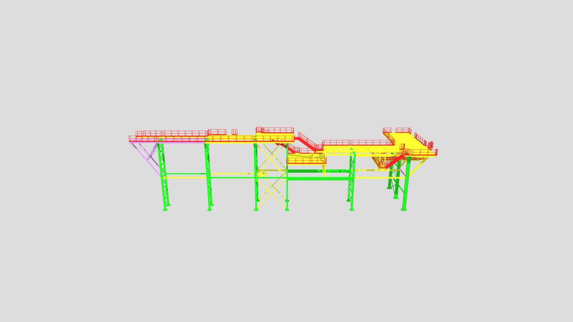 Programação 4d - Semana 23 - Pipe Rack - 3D model by Messias_1 [01674ae ...