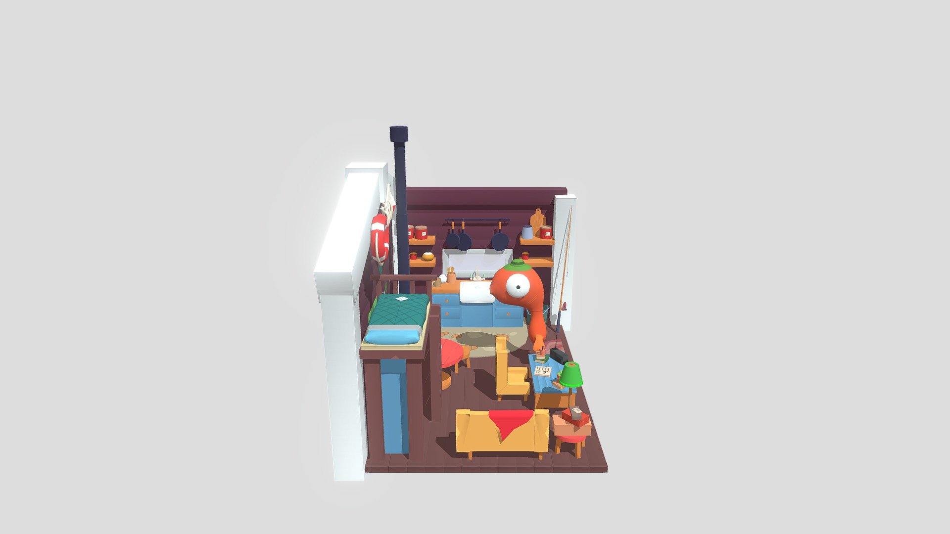 Fisherman House Reupload - Download Free 3D model by RafaP ...