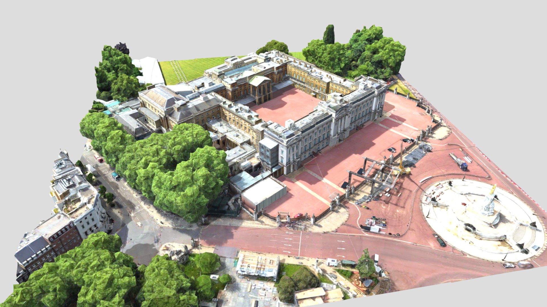 BUCKINGHAM PALACE - Download Free 3D model by PeeJaa [01688ca] - Sketchfab