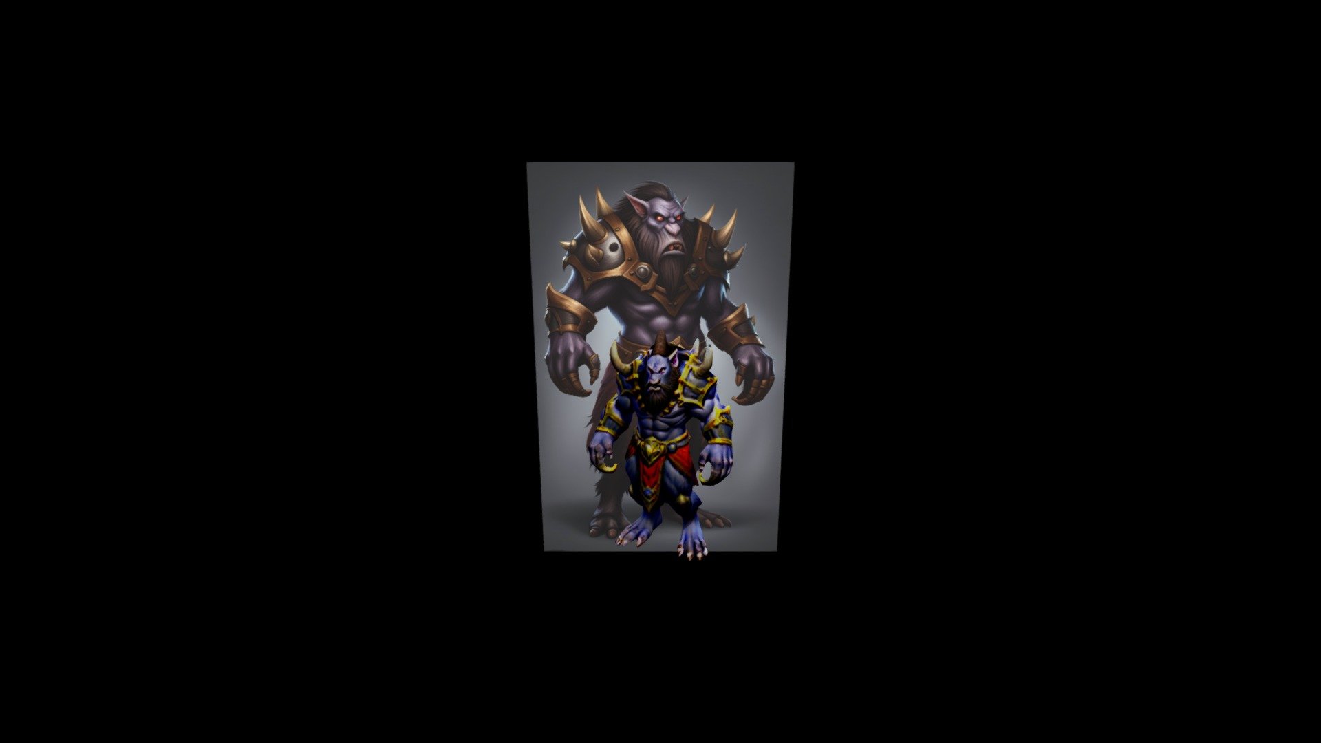Giant Monster with Beard and Horns The ima - Download Free 3D model by ...