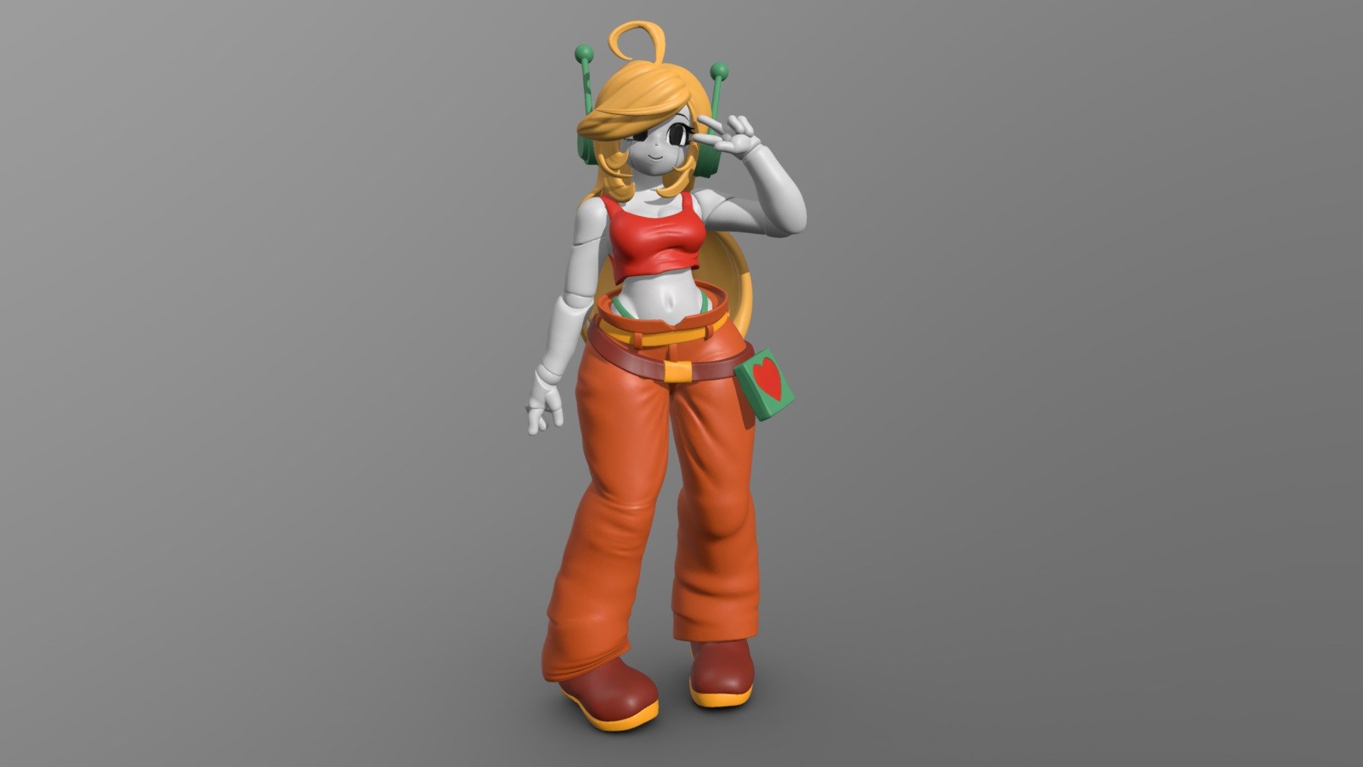 Curly Brace VR sculpt - 3D model by gragax version 2 (@dragonballfan ...