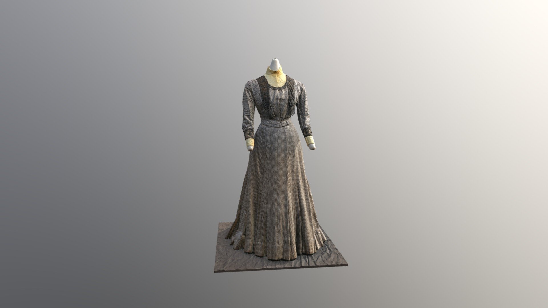 Ms Cw Moore Polka Dot Shogren Dress - Download Free 3D model by Idaho ...