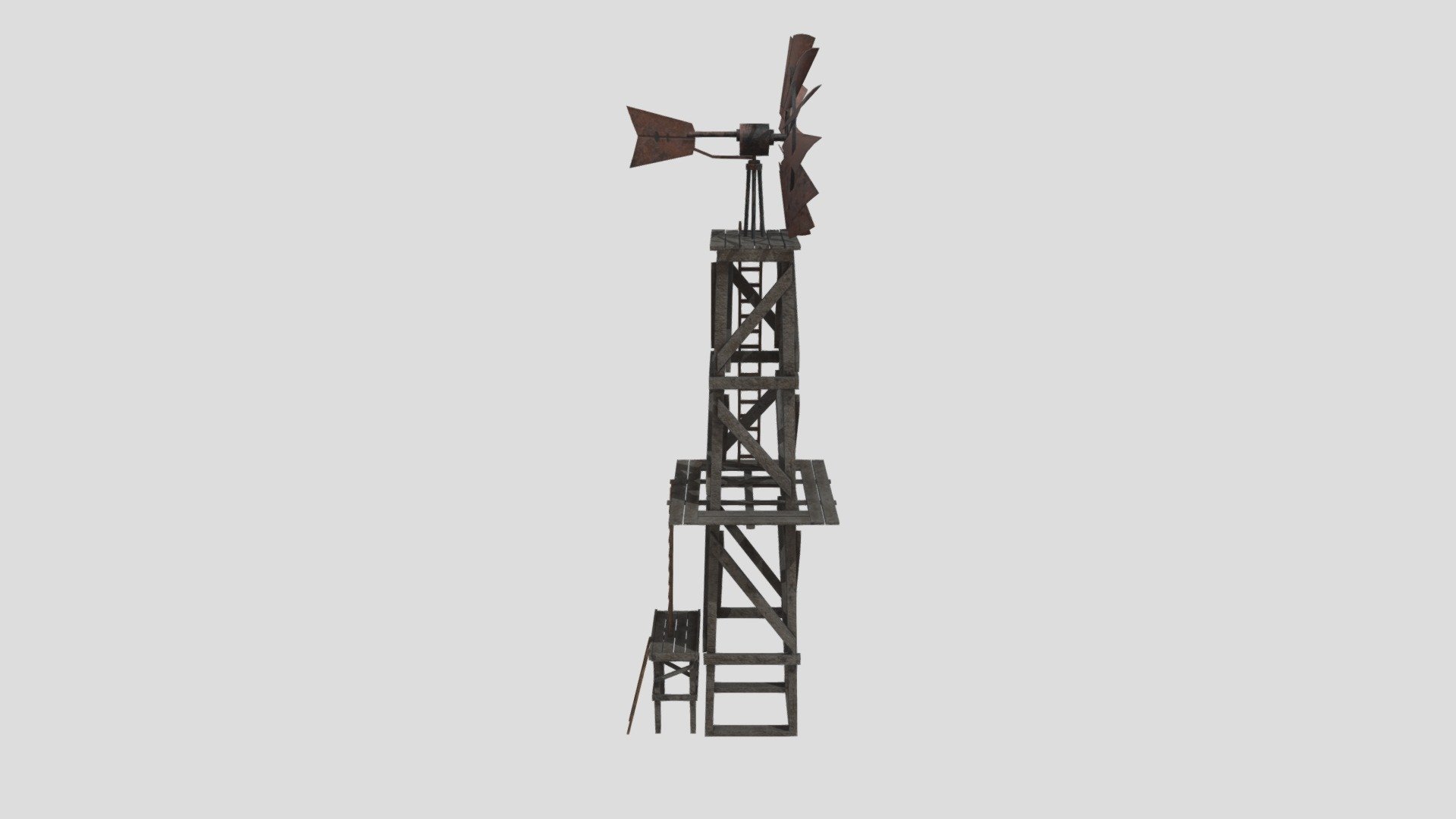 OLD WINDMILL - 3D model by IACG [016ccc3] - Sketchfab