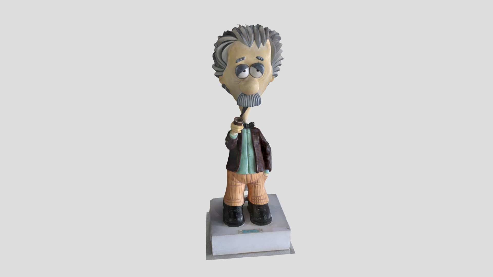 Albert Einstein - 3D model by FaradayDC [016d256] - Sketchfab