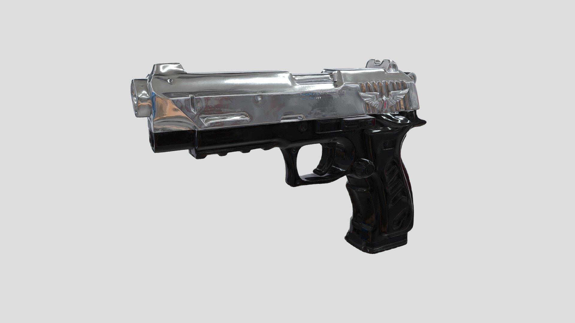 Pistol handmade, weapons, gun, guns, firearm - Download Free 3D model ...