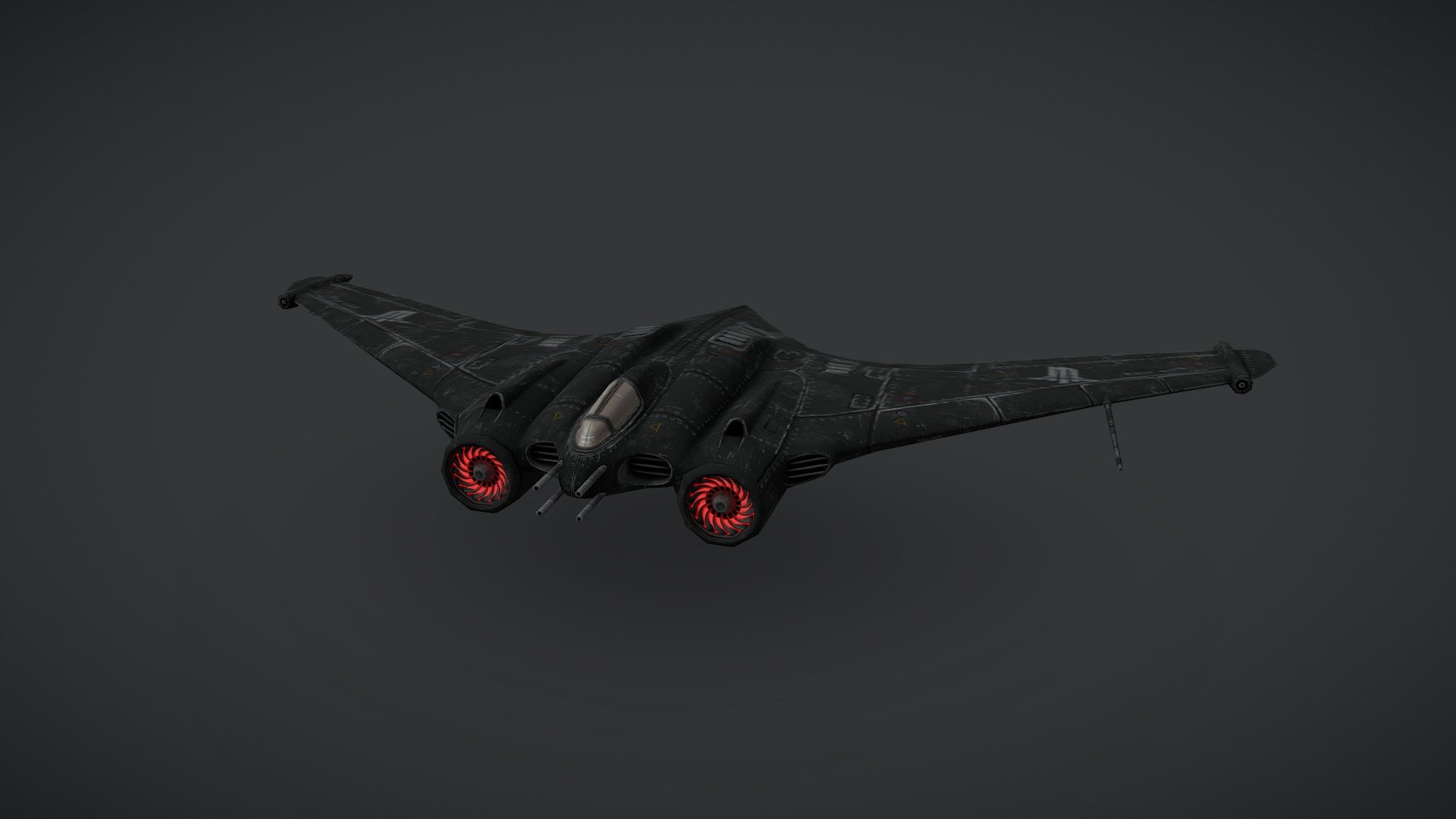 ⭐ Axis Fighter Plane - Wolf. New Order - Download Free 3D model by ...