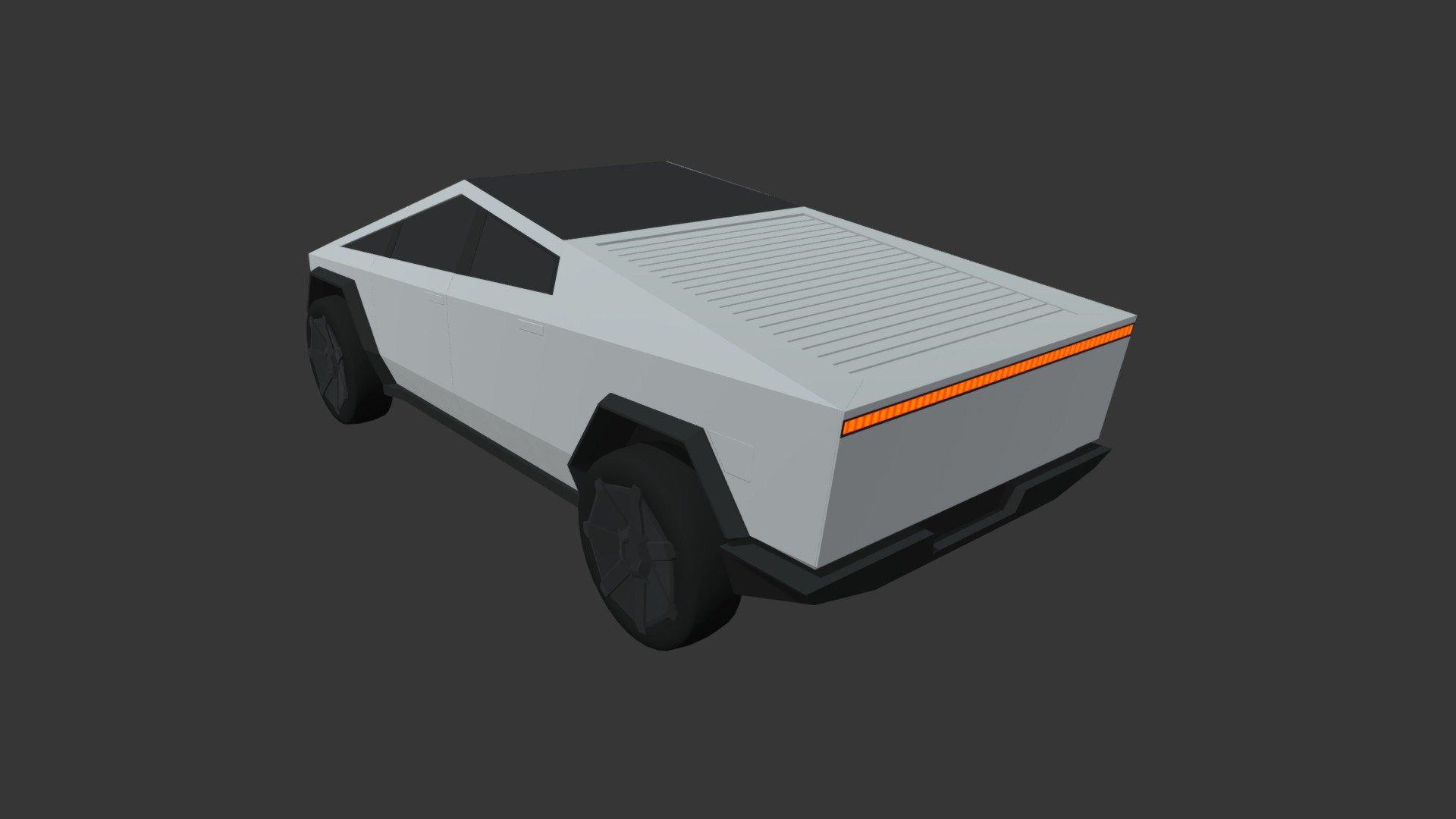 Tesla Cybertruck (low-poly) - 3D model by Bayu Valentino (@bayuv ...