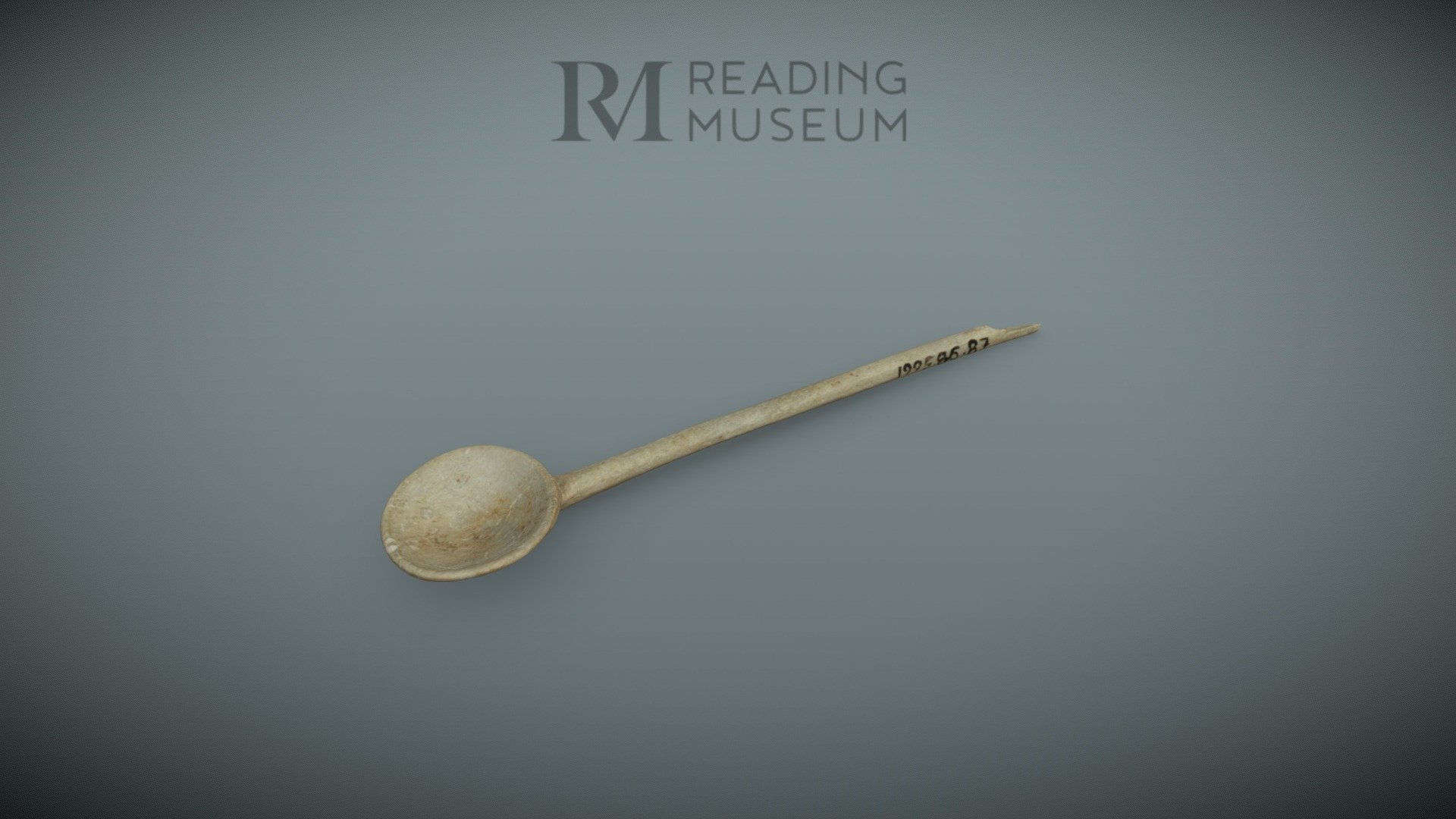 Roman bone spoon - 3D model by ReadingMuseum [0170cd3] - Sketchfab