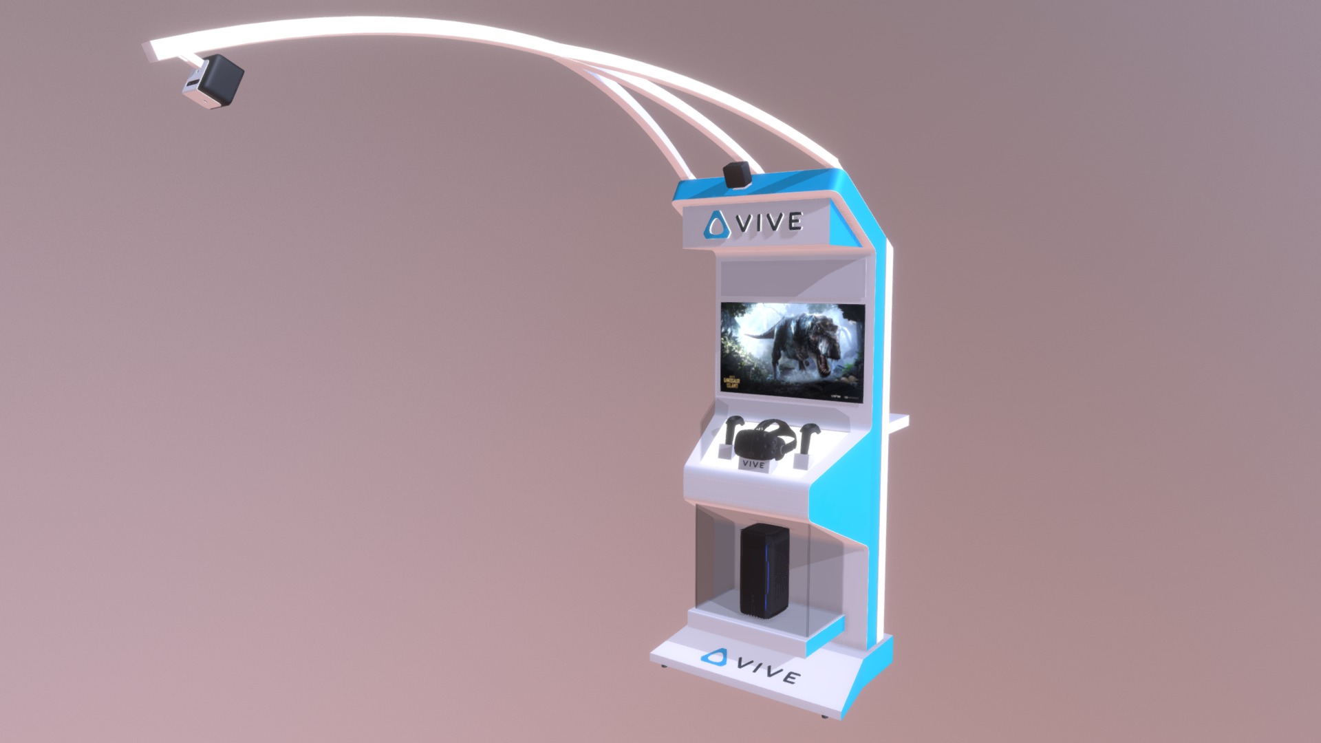 HTC Vive - 3D model by FELBRO Studios (@FELBROStudios) [0171d67 ...