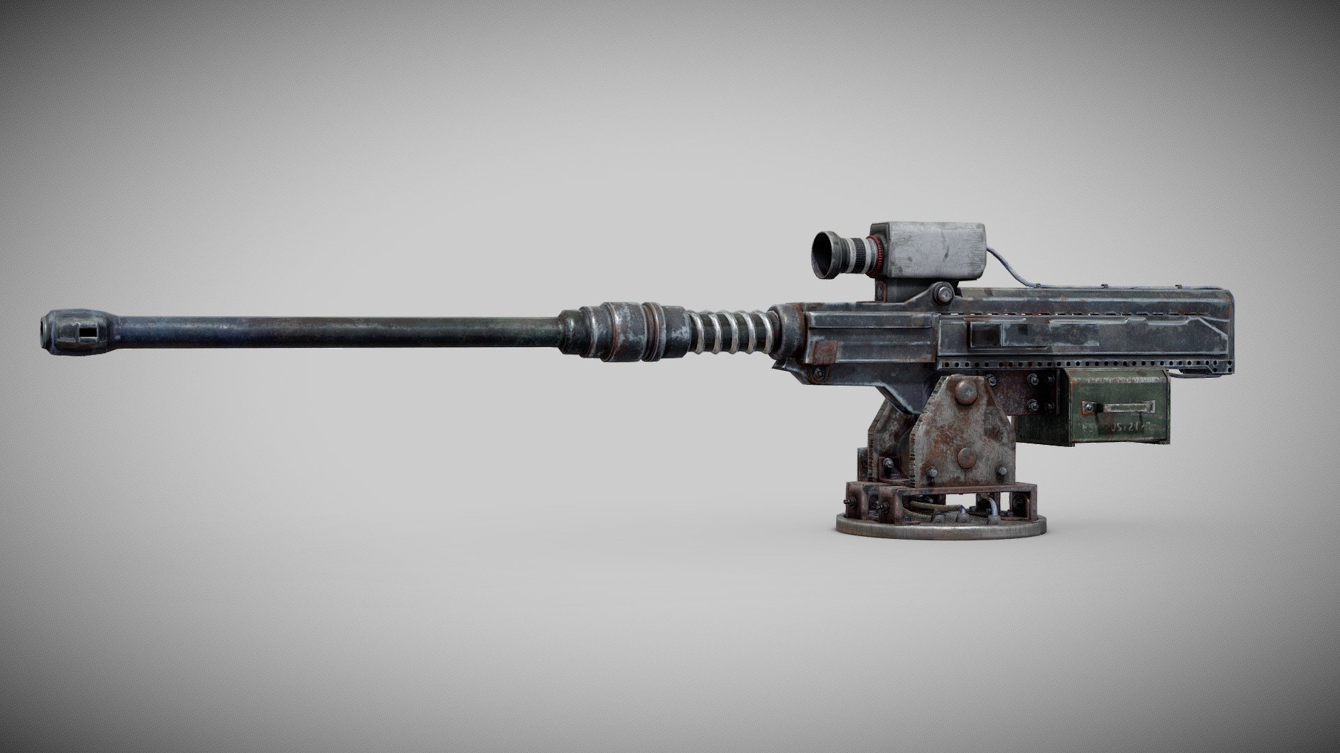 Sniper turrent gun rifle - Buy Royalty Free 3D model by flawlessnormals ...