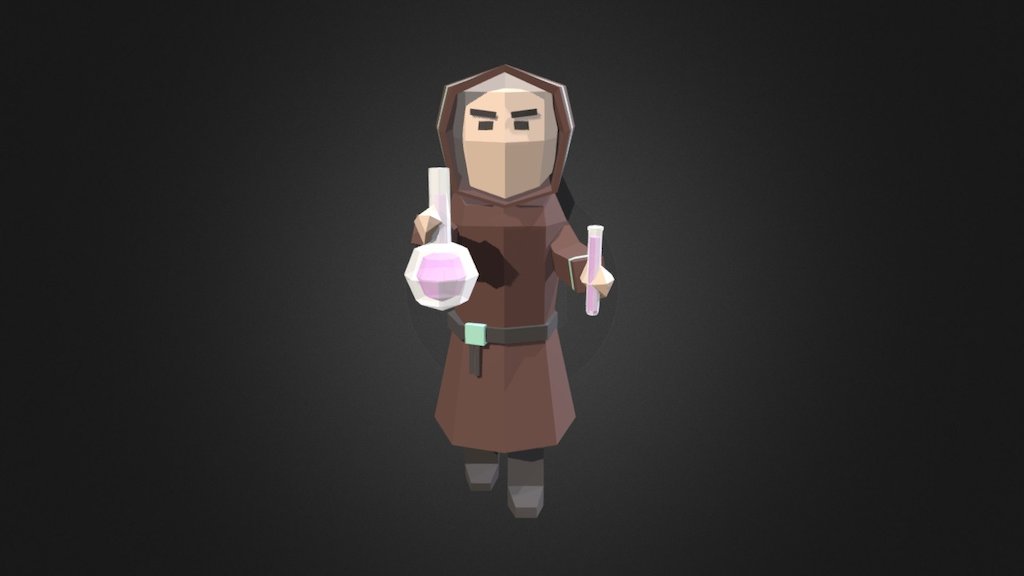 Teal Mage03 - Download Free 3D model by EarlyMorrow3D [0172d7e] - Sketchfab