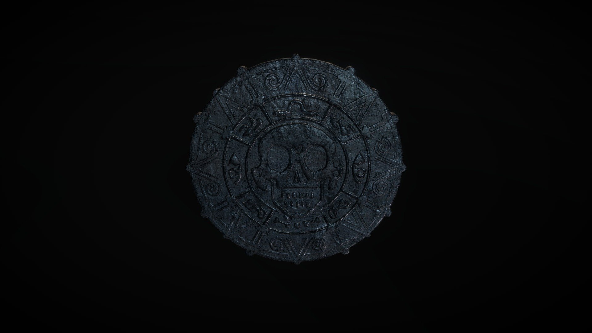 Pirate Gold Coin - 3D model by Rutvik_01 [017361c] - Sketchfab