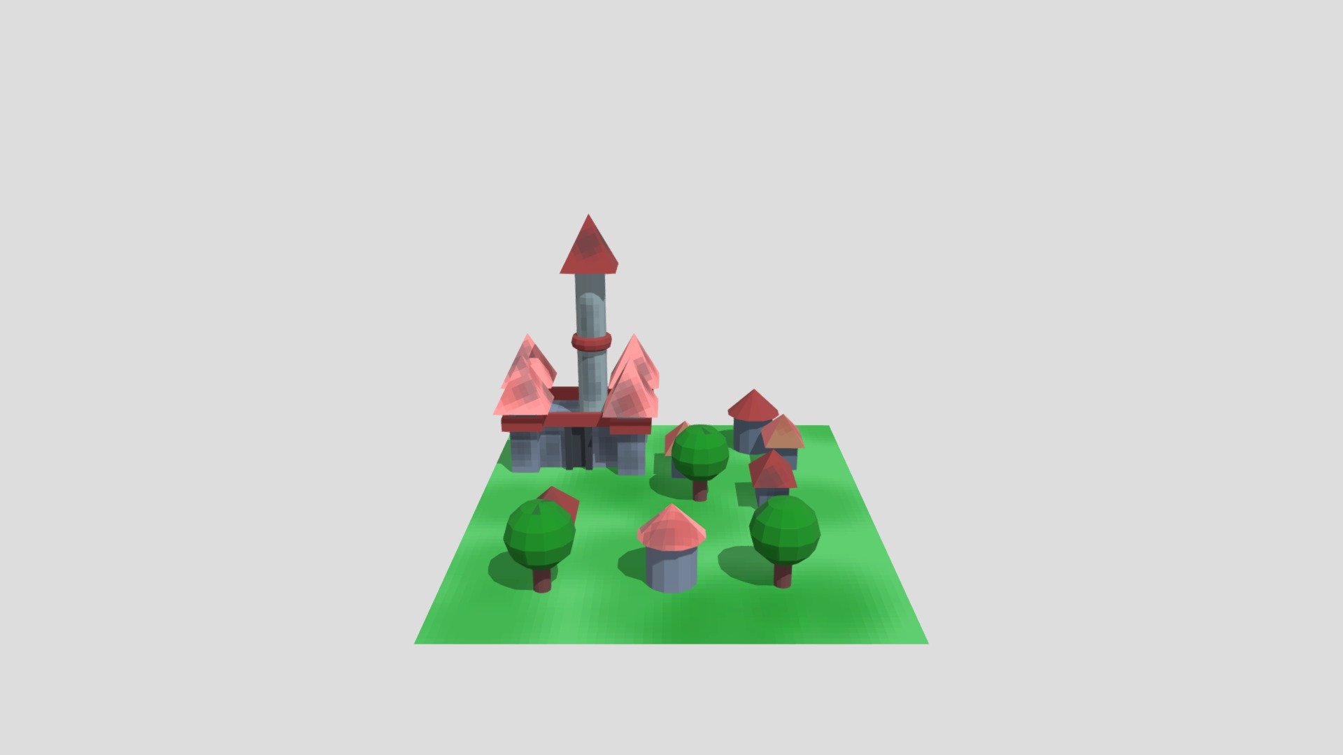 Mini Town - Download Free 3D model by Uthowaipru Chowdhury (@uthowaipru ...