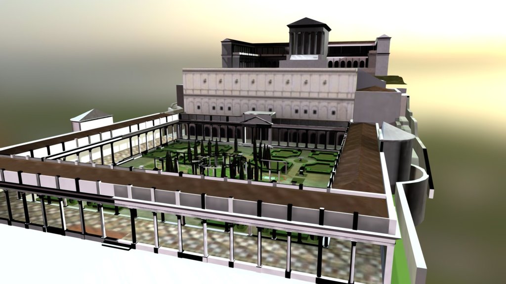 Volterra Roman Theater reconstruction - simple - 3D model by wladek ...