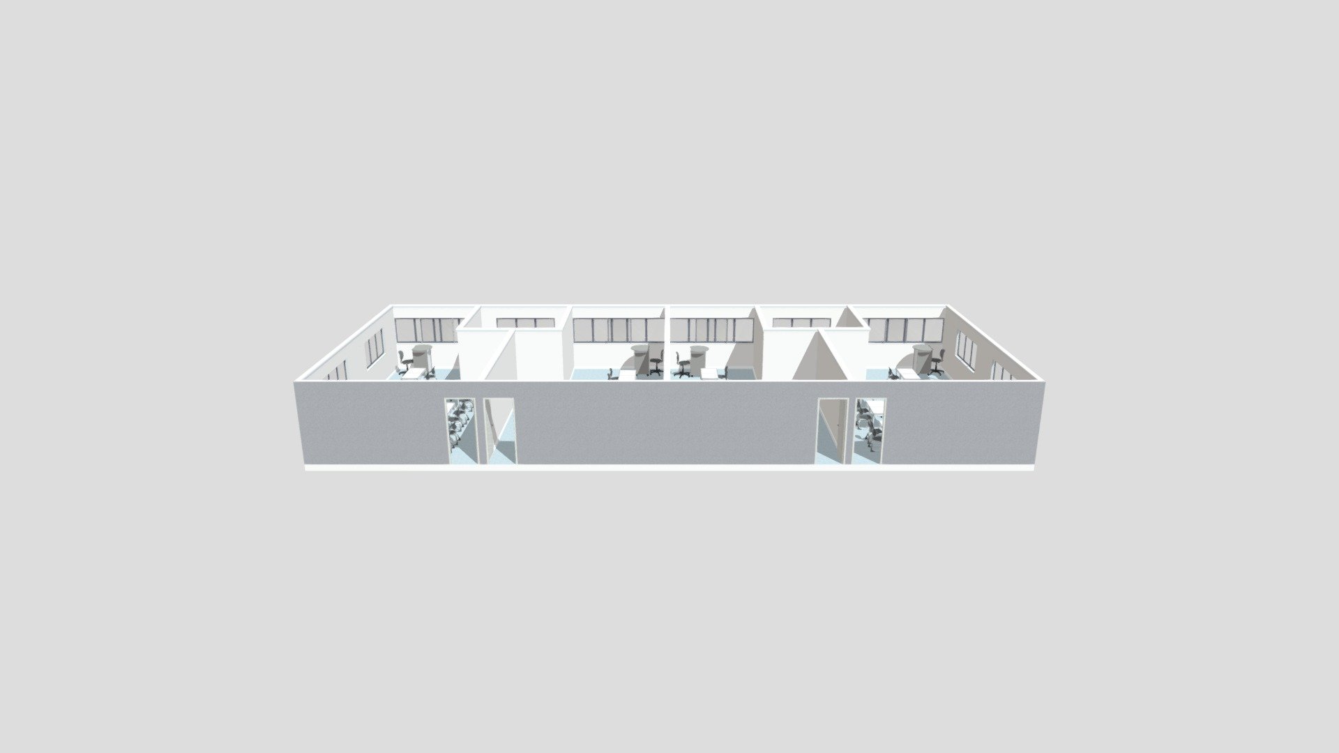 Sara Roe Jocky Club School - First Floor - 3D model by furnware ...
