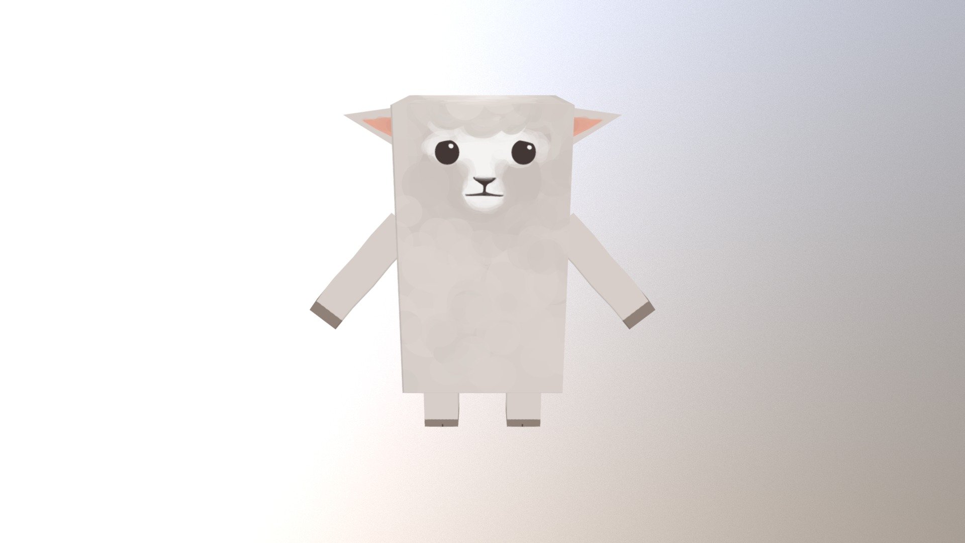 CUBEman Sheep - 3D model by thebome [0179892] - Sketchfab