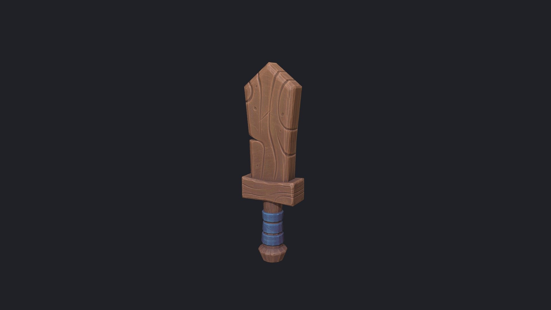 Wood Sword - 3D model by Alejandro.Sanchez [017bc37] - Sketchfab