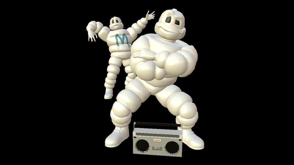 Michelinman For Exam Project - 3D model by MartinRH [0180430] - Sketchfab