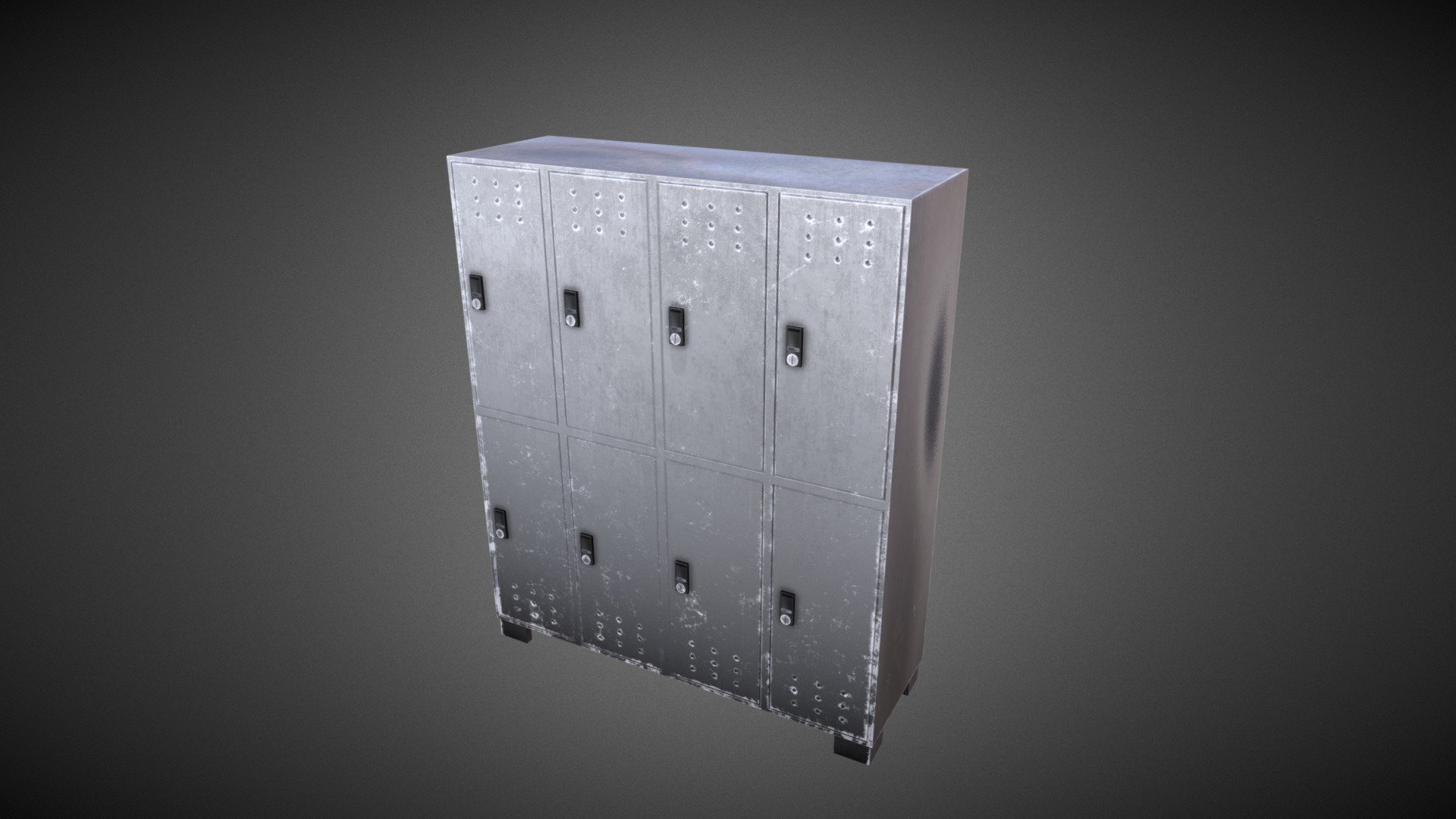 Locker (Low Poly) - Download Free 3D model by SrMsantG [01812bf ...