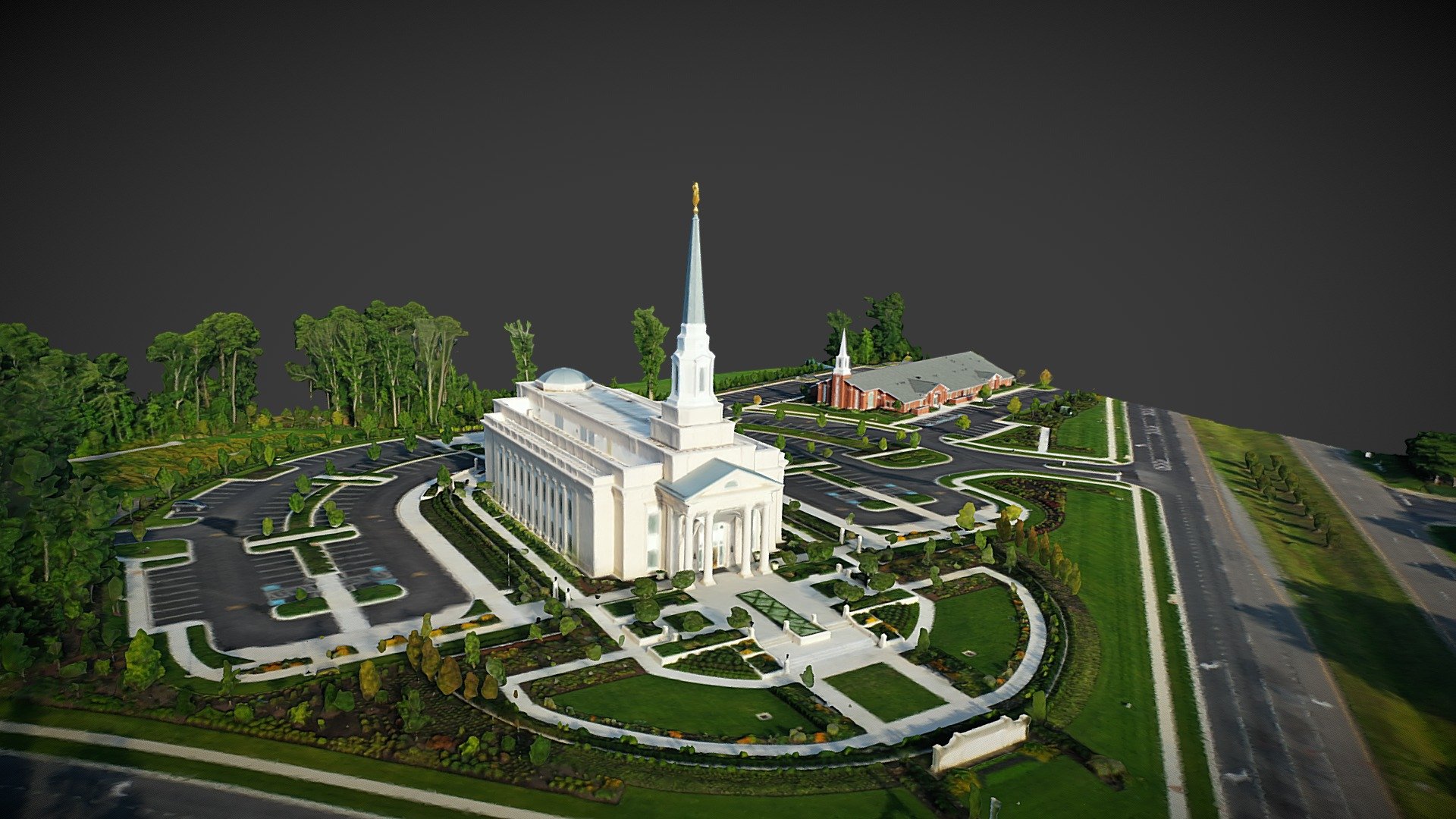 The Church of LDS - Richmond Virginia Temple - 3D model by burruss ...
