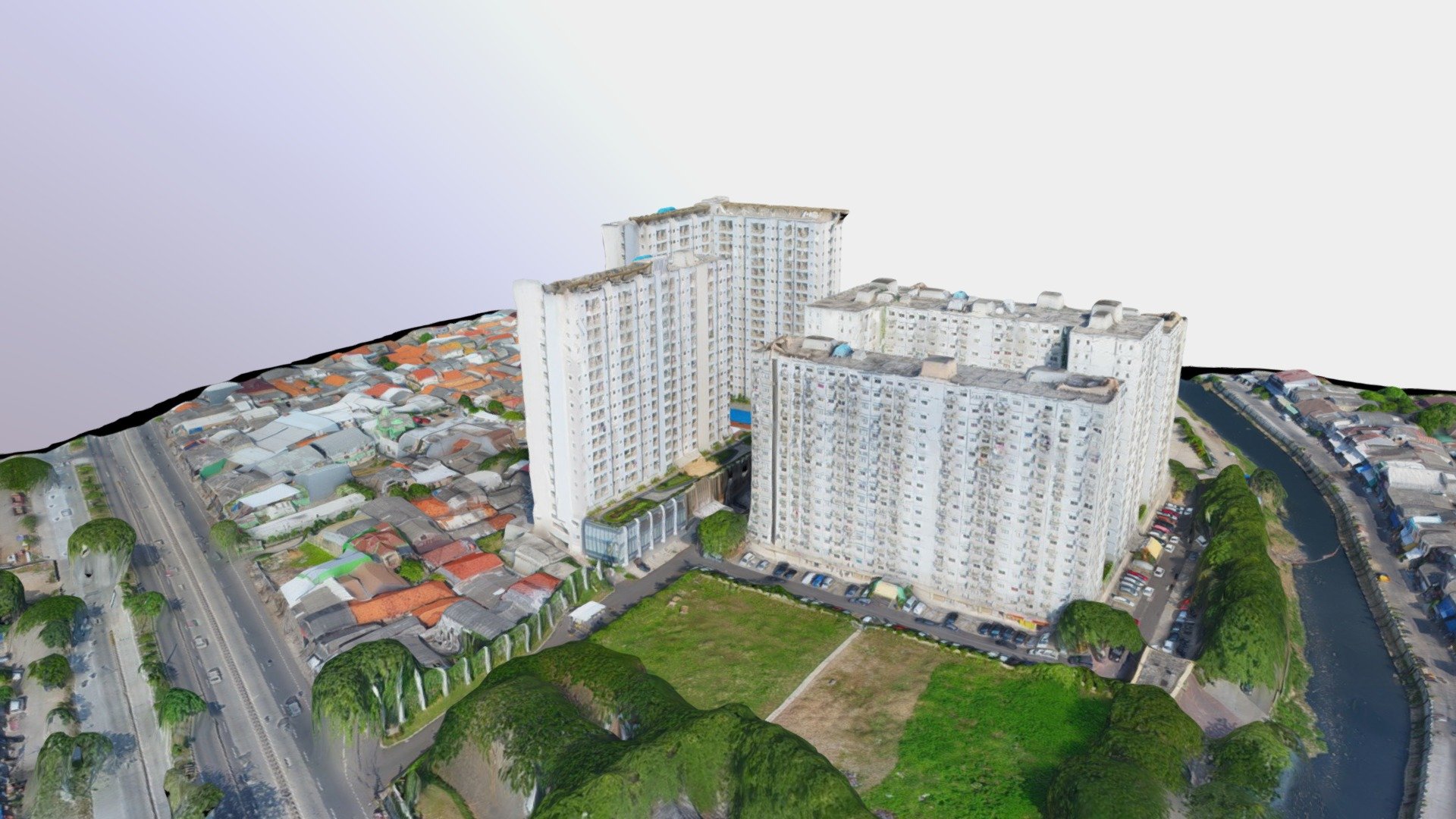 Gading Icon City Apartment & Oak Tower - 3D model by Antonius Ong ...