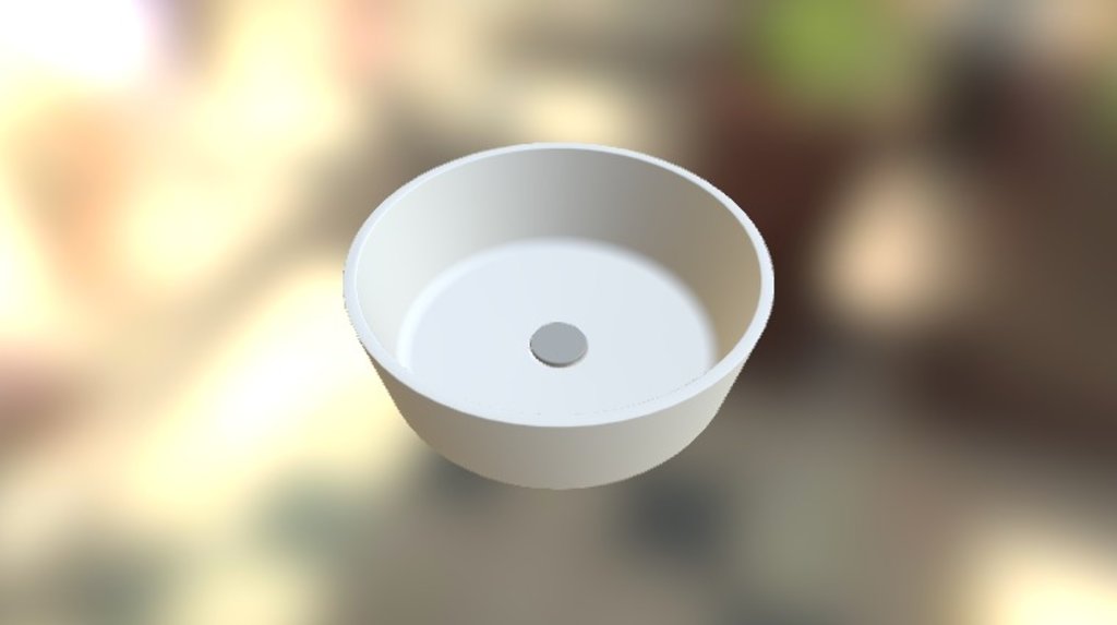 Sink Cup Vessel - 3D model by minimalistdesignstore [0183367] - Sketchfab