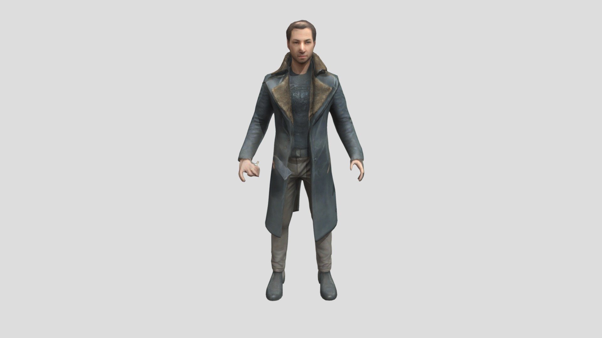Blade runner 2049 Ryan goslibg FBX - Download Free 3D model by ...