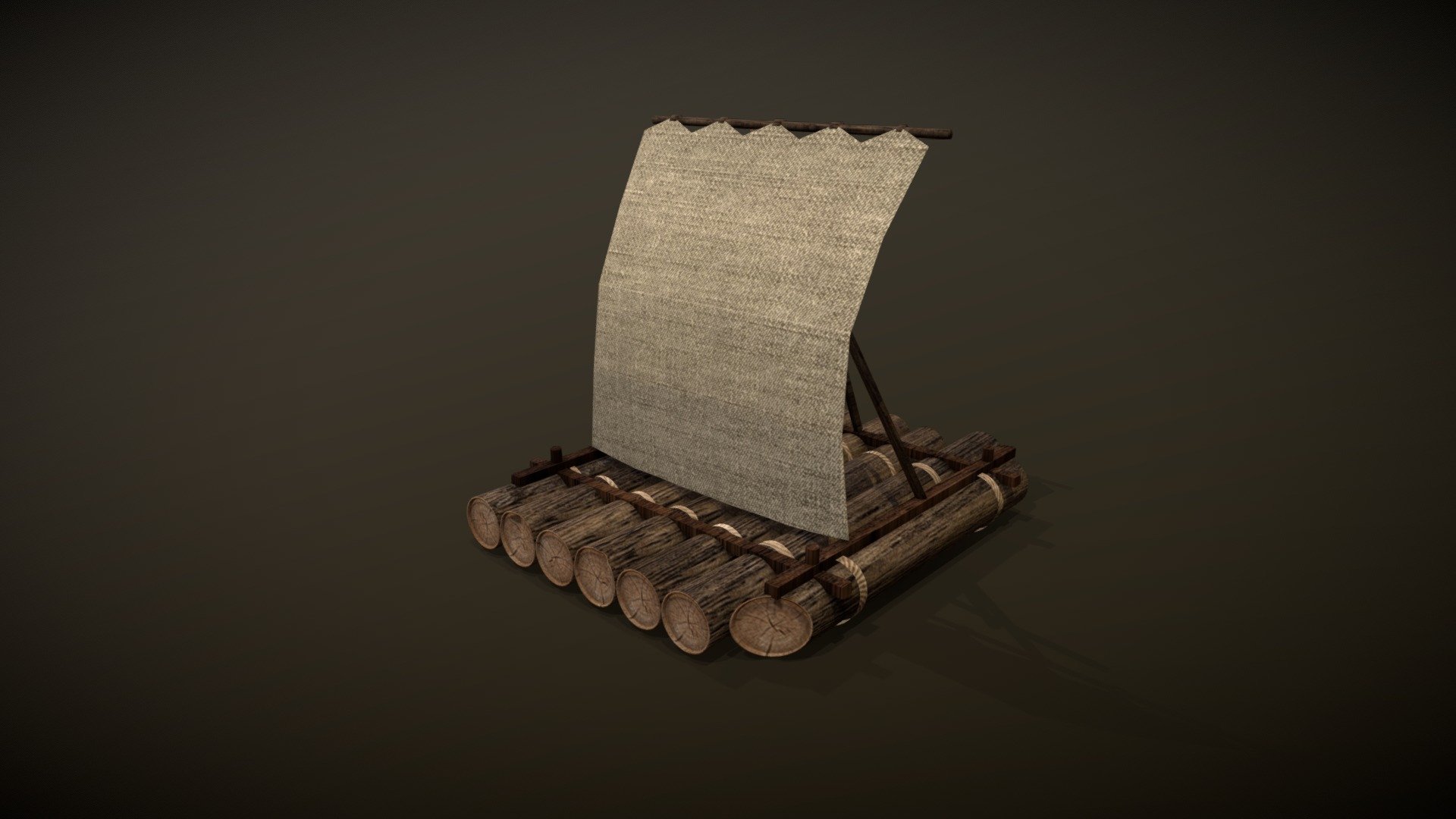 3D LOG RAFT - 3D model by SoyTancha (@tSoyTancha) [0183cb0] - Sketchfab