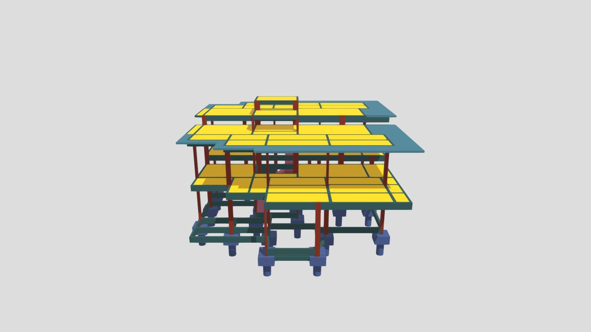 3D ESTRUTURA HAMILTON - 3D model by kevelhen [0185b2e] - Sketchfab