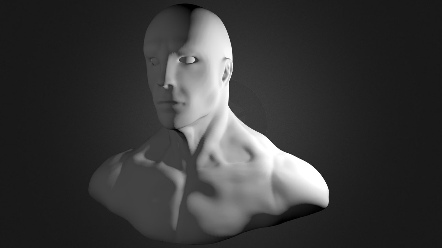 Human Bust Highpoly - 3D model by EddyZain [0187d04] - Sketchfab