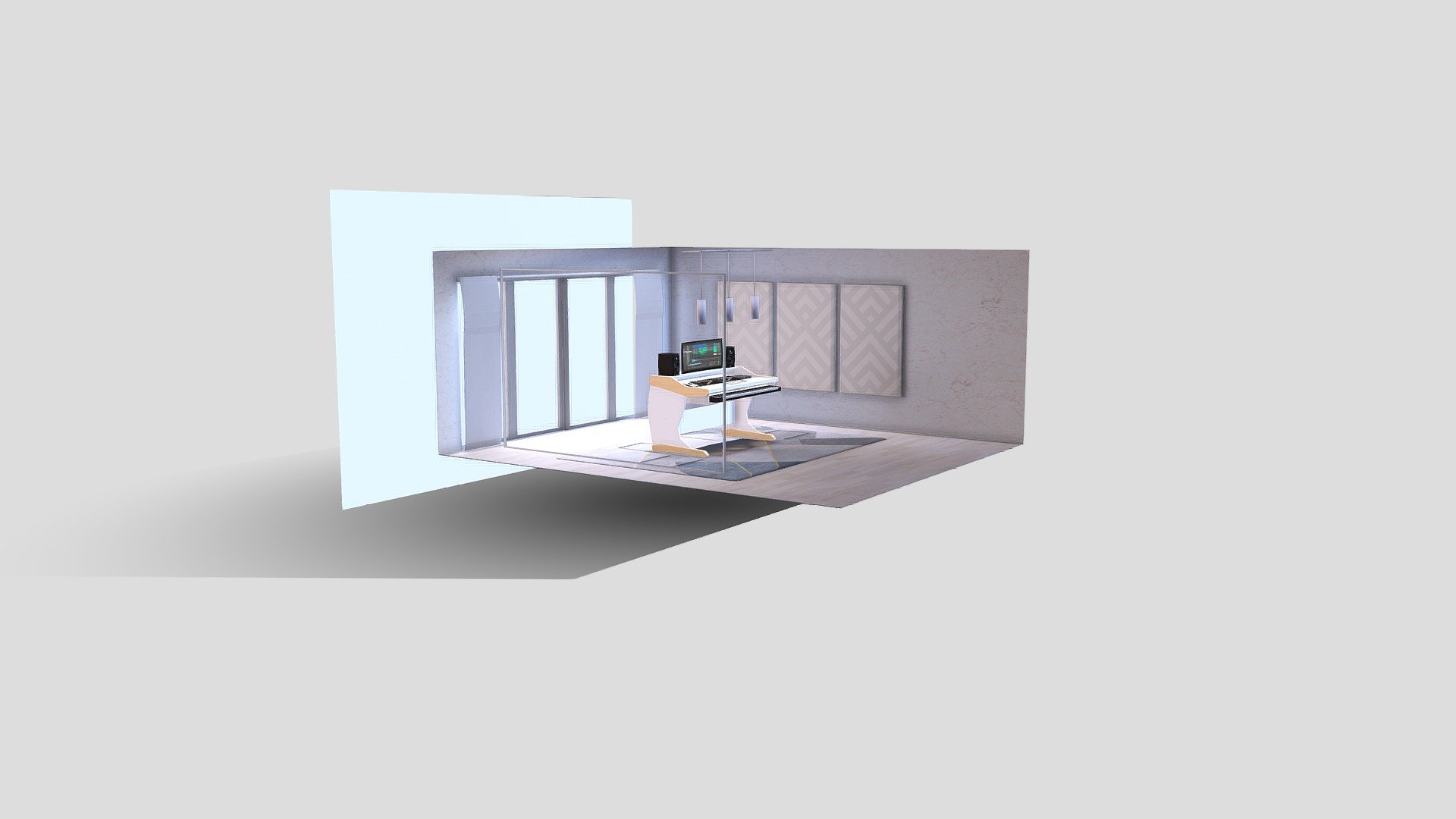 Composer 88 room - 3D model by busoaudio [01885eb] - Sketchfab