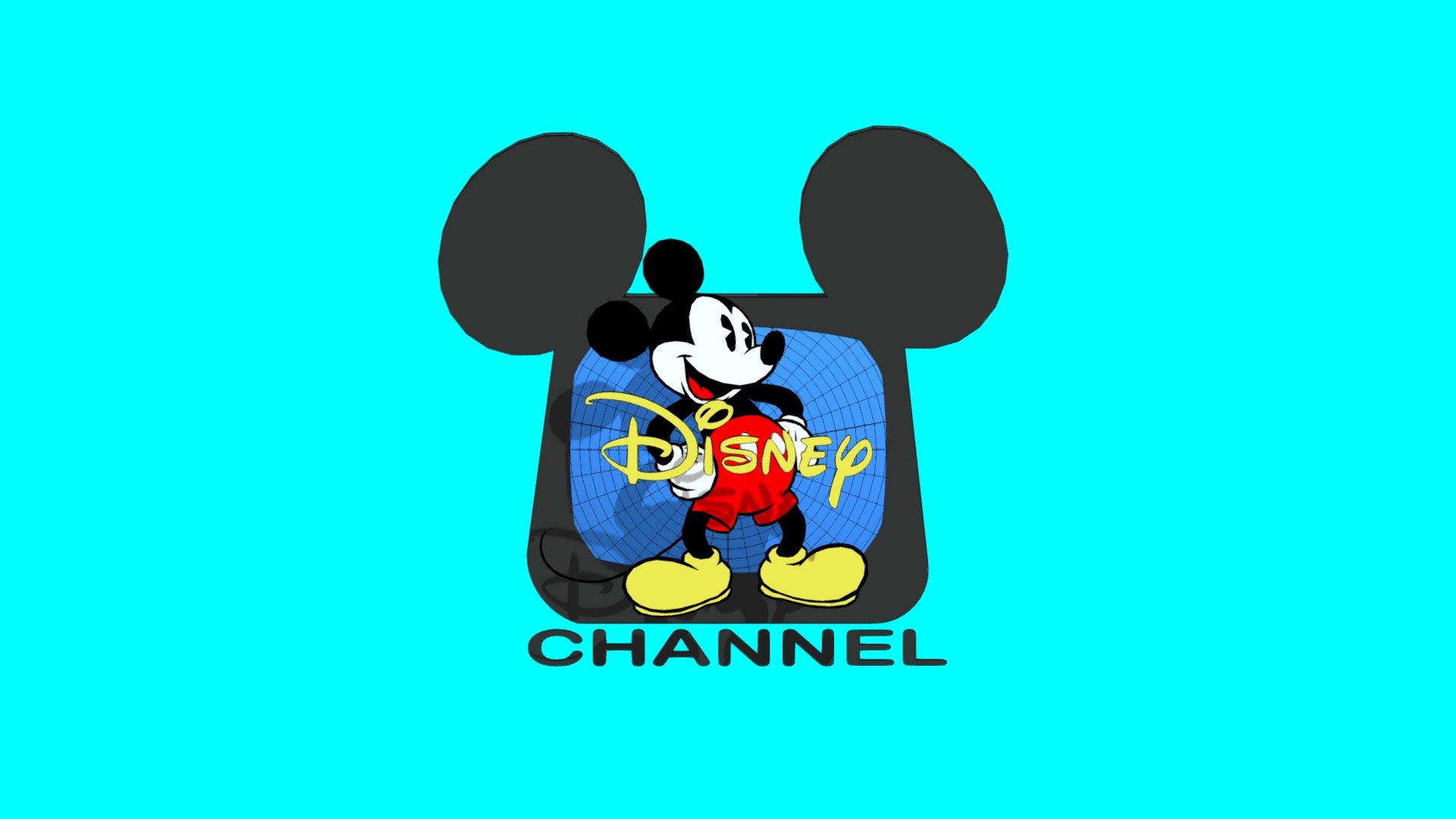Disney Channel Updated TV-Screen logo 1997 - Download Free 3D model by ...